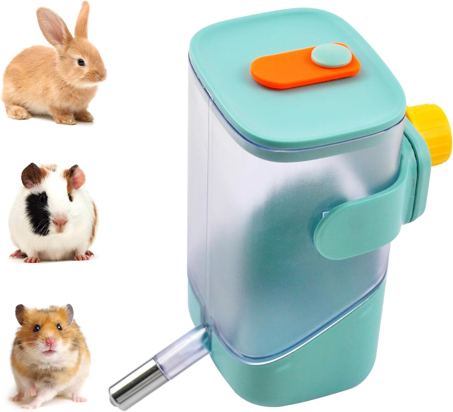 Water Bottle for Rabbits No Drip,Small Animal Leak Proof Water Bottle ...