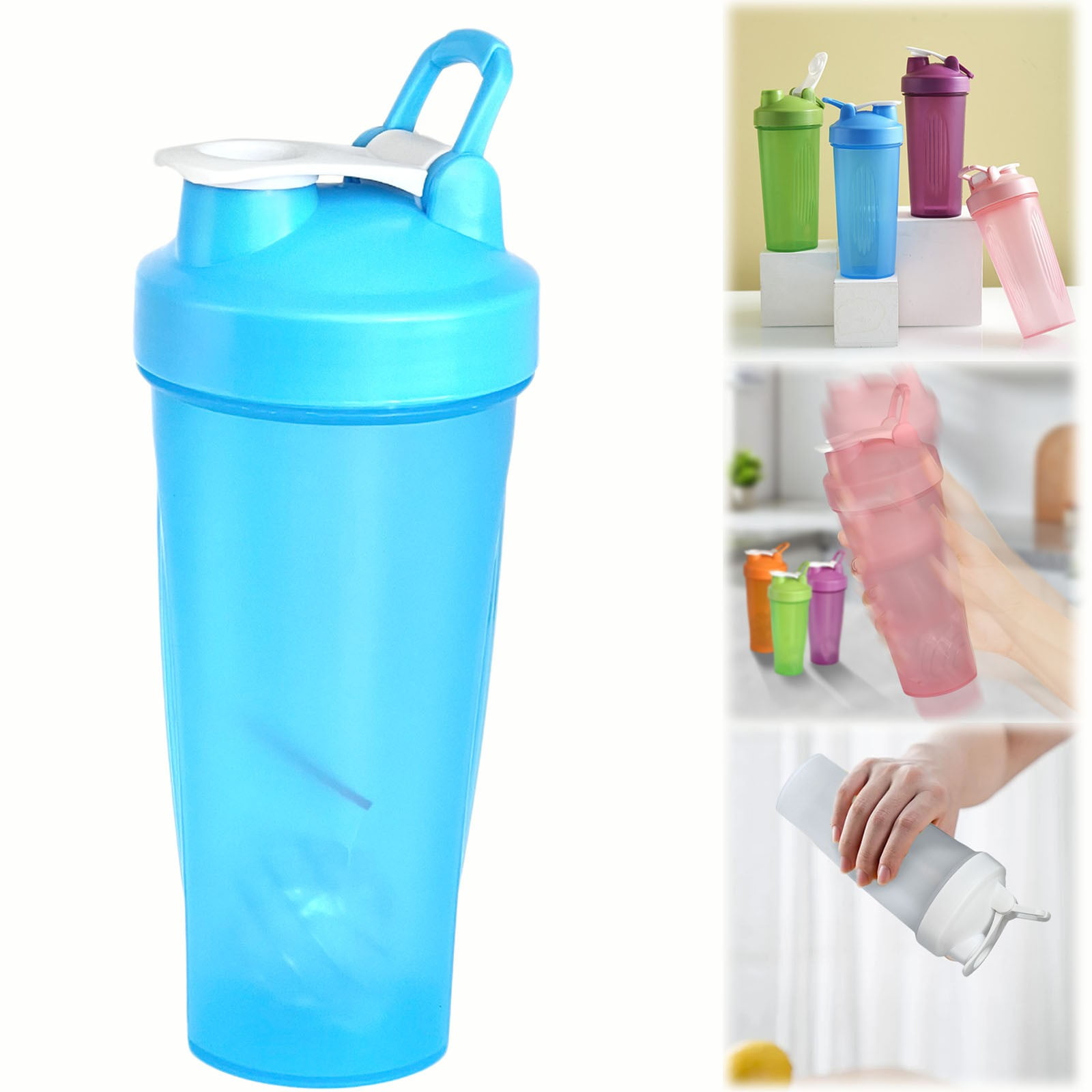 Water Bottle Shake Cup Shaker Bottle Protein Powder Sports Water Bottle ...