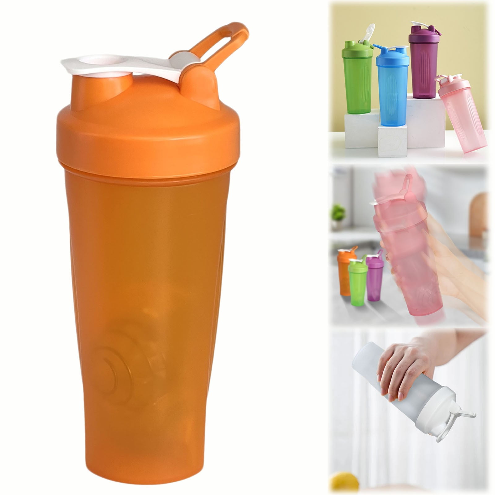 Water Bottle Shake Cup Shaker Bottle Protein Powder Sports Water Bottle ...