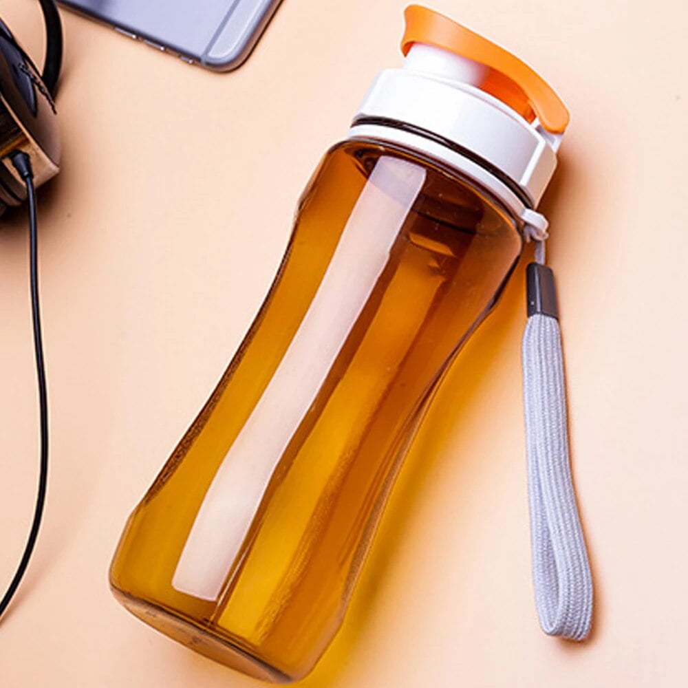 Water Bottle Sport GYM Train Travel Portable Shaker Bottle Bike Hiking Plastic Leakproof School ...