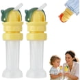 Water Bottle Spout Conversion Cap with Straw, Universal Bottle Spout ...