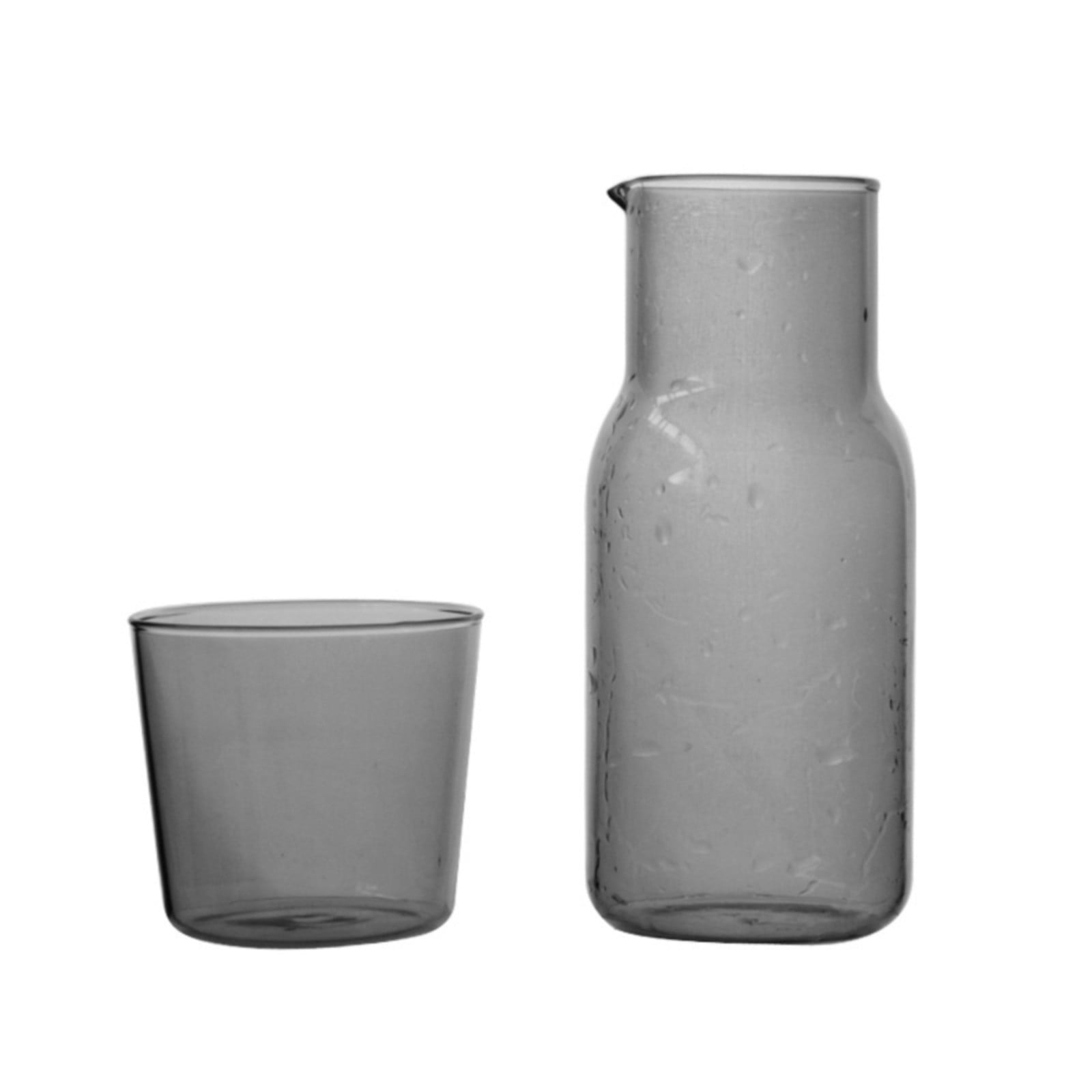 Water Bottle ,Stained Glass Smoke Grey,Colored Glass Cups - Walmart.com