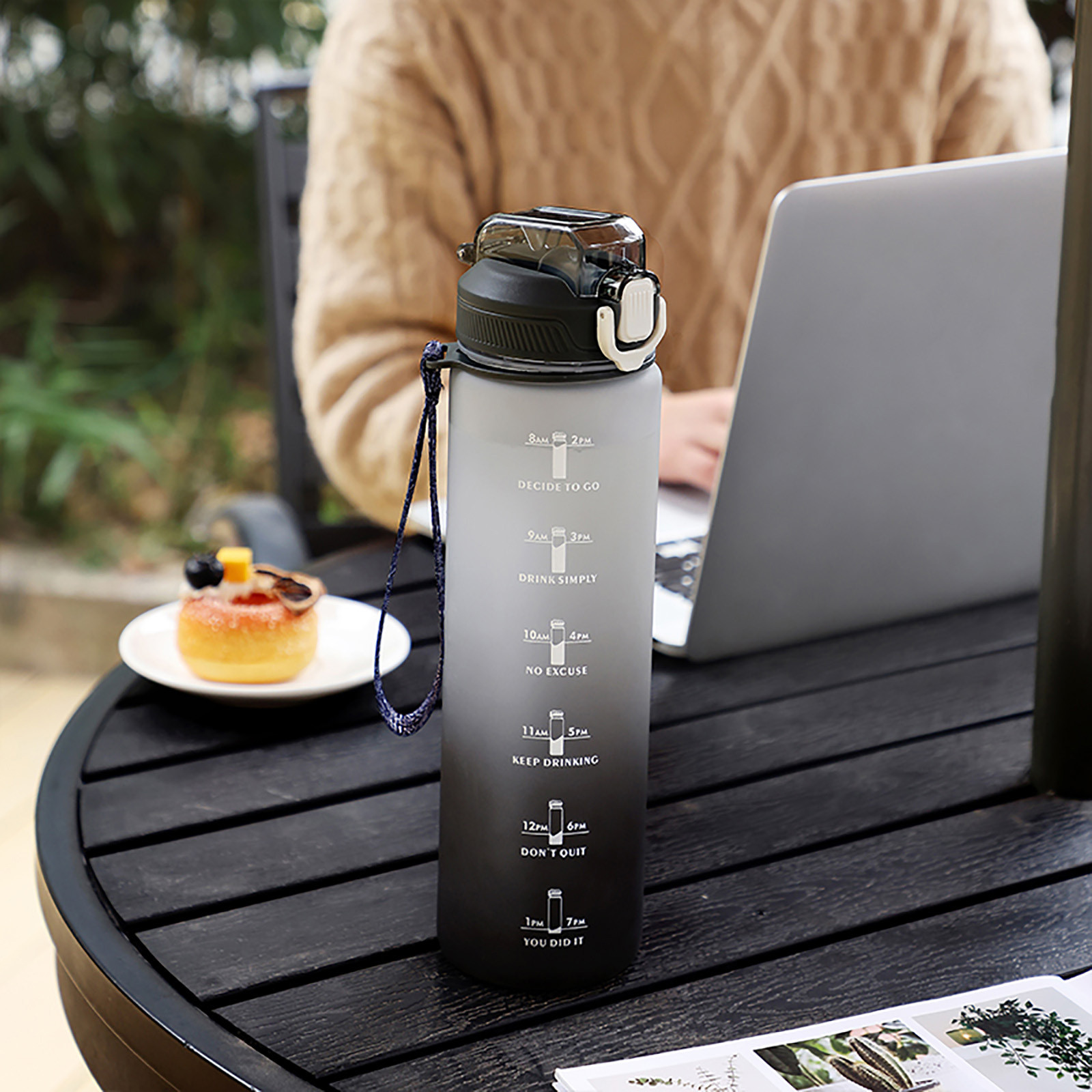 Water Bottle with Time Marker- Water Bottles with Times to Drink ...