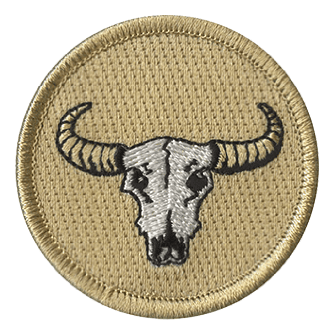 Water Buffalo Skull Scout Patrol Patch (Sew-on) - ClassB - Walmart.com