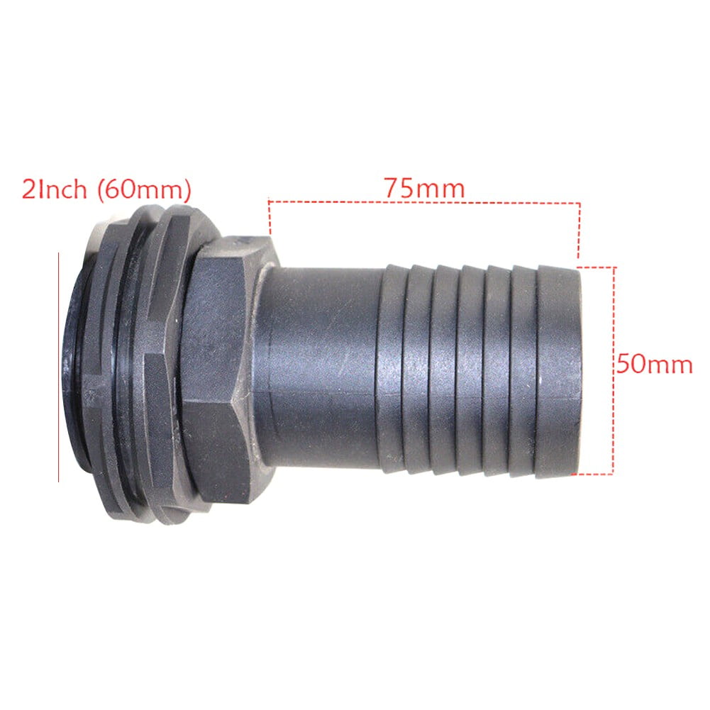 Water Butt/Tank 1in Overflow Connector with Nut &Washer for Water ...