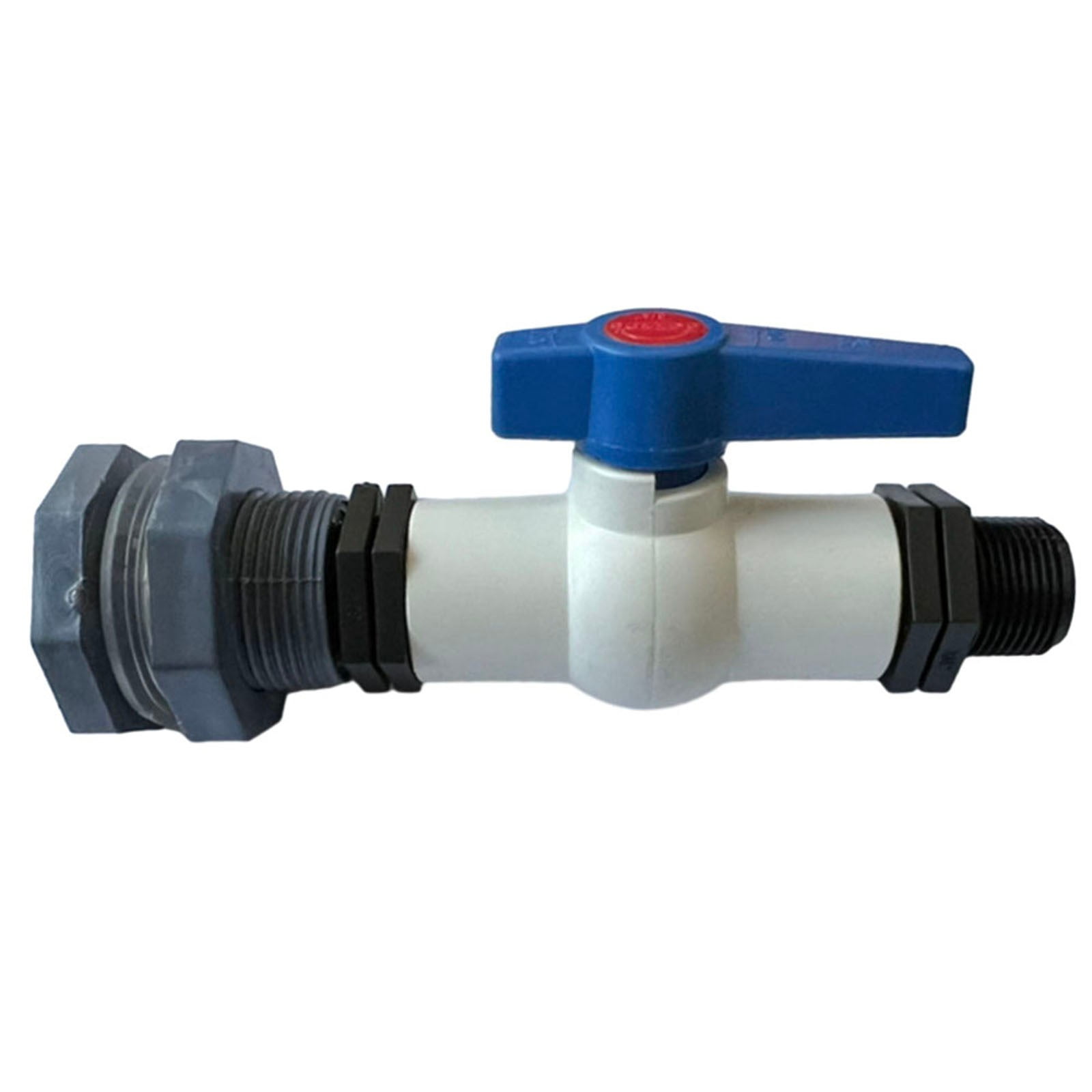 Water Butt Tap 3/4 Inch PVC Rain Butt Valve Bulkhead Connection Rain ...