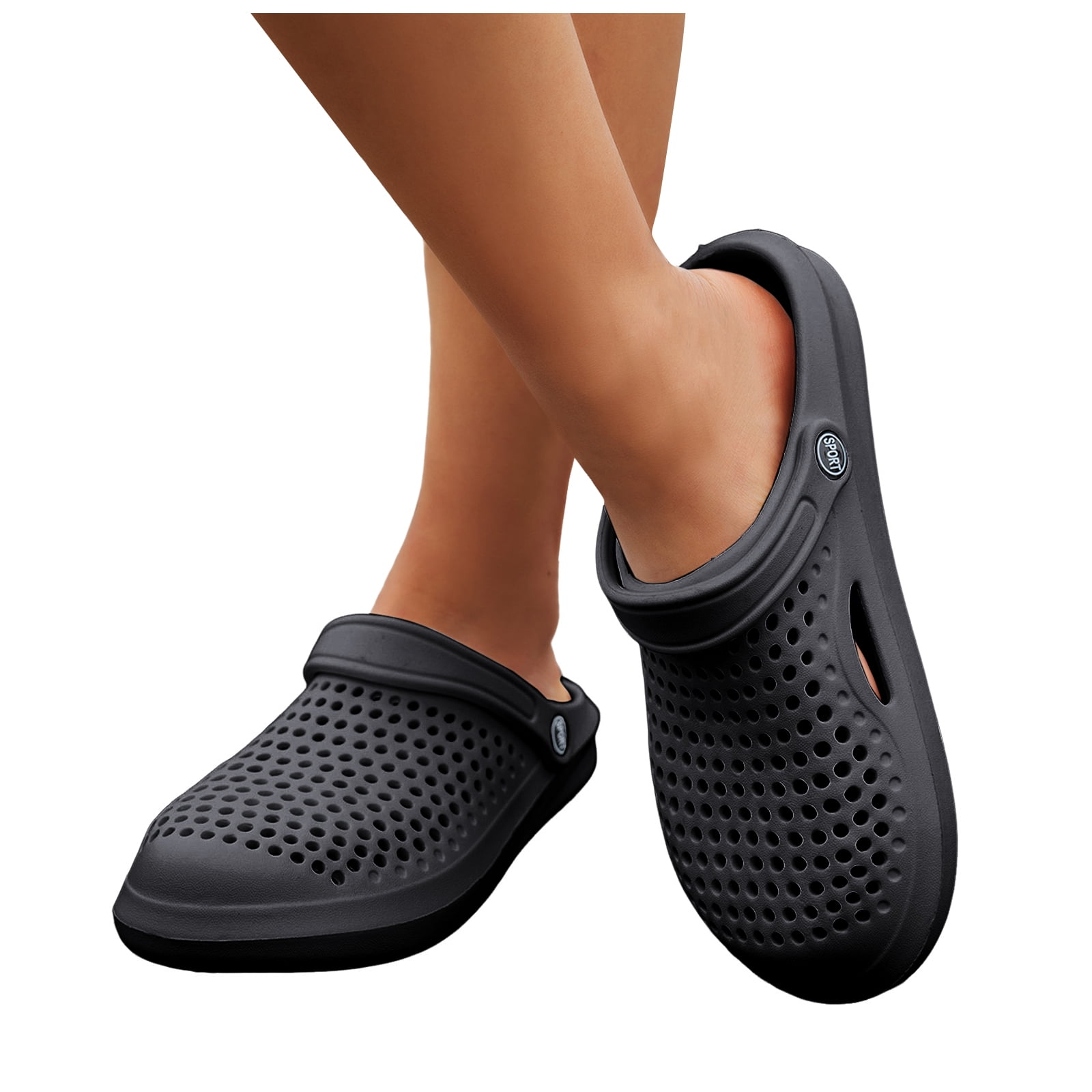 Water Clogs for Women Men Athletic Sports Sandals Slip on Beach Shoes ...