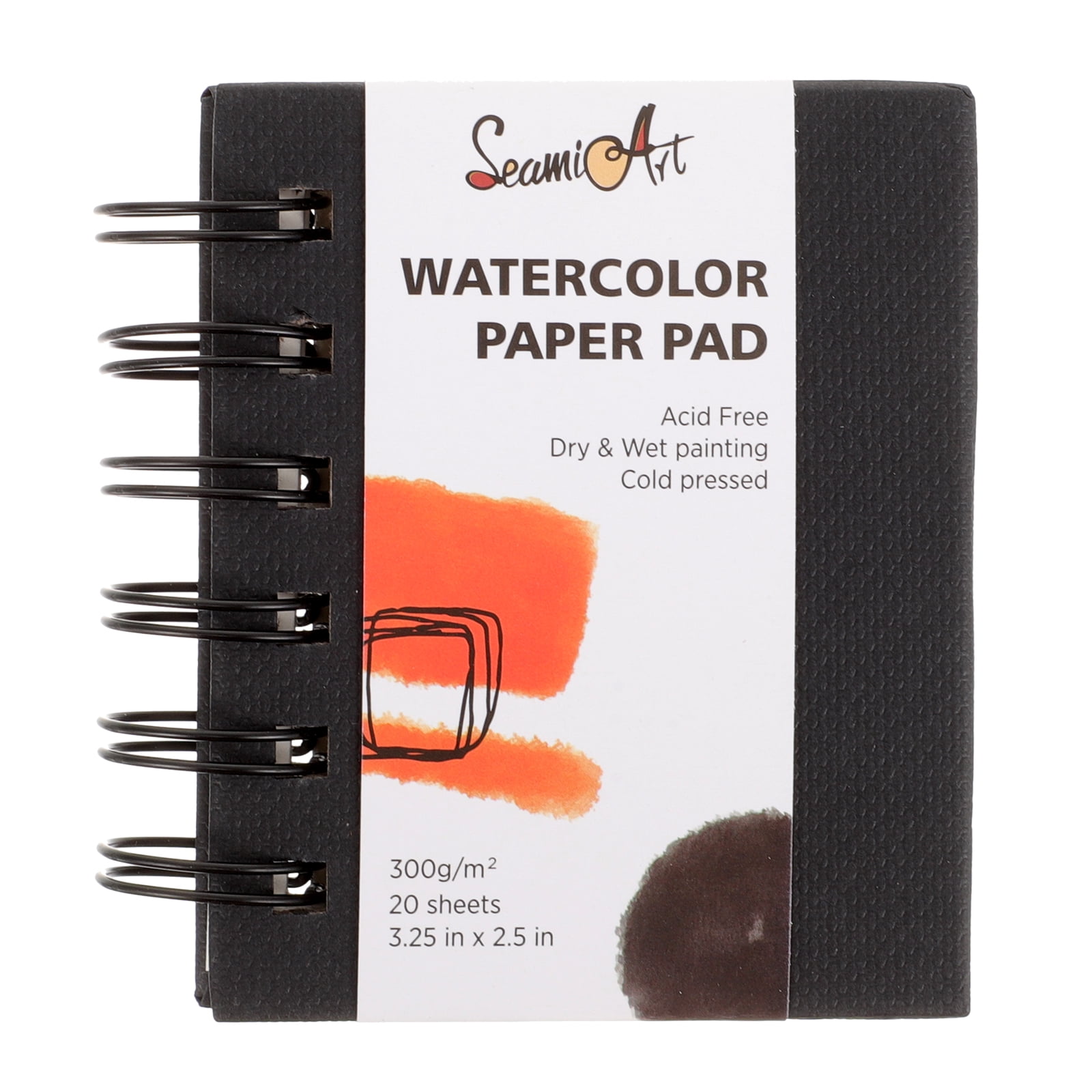 Water Color Painting Book Portable Coil Watercolor Paper Pad Drawing ...