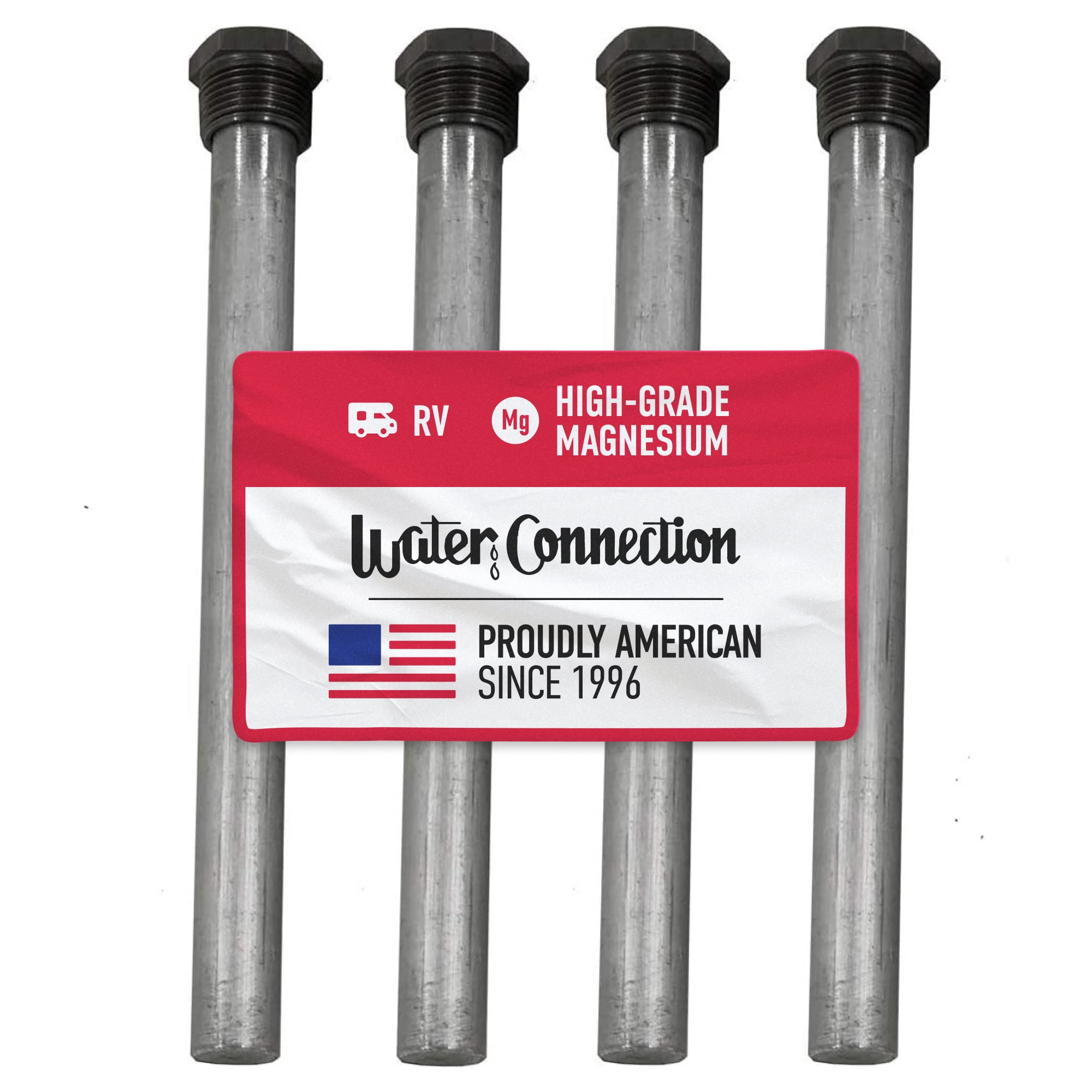 Water Connection AR92 Universal Magnesium RV Water Heater Anode, Fits ...