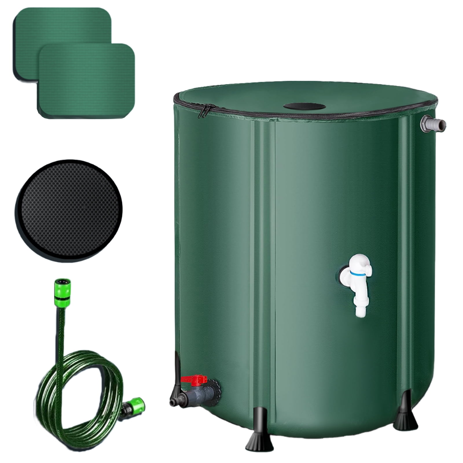 Water Container Rainwater Collector for Domestic Use Space Saving Large ...