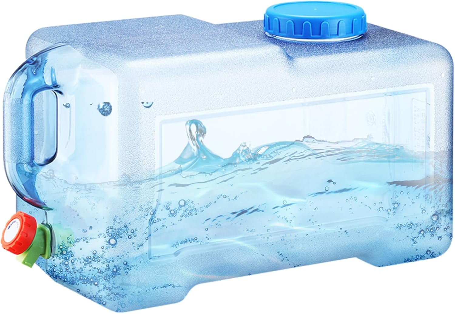 Water Container for Camping - 3.17 Gallon Dispensers - Portable Square ...