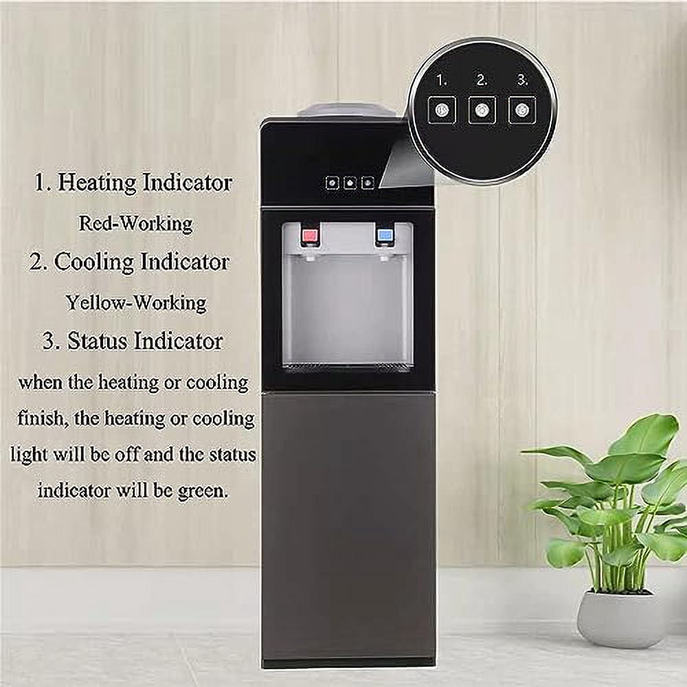 Water Cooler Dispenser 5 Gallon, Cold & Hot Water Cooler Dispenser Top ...