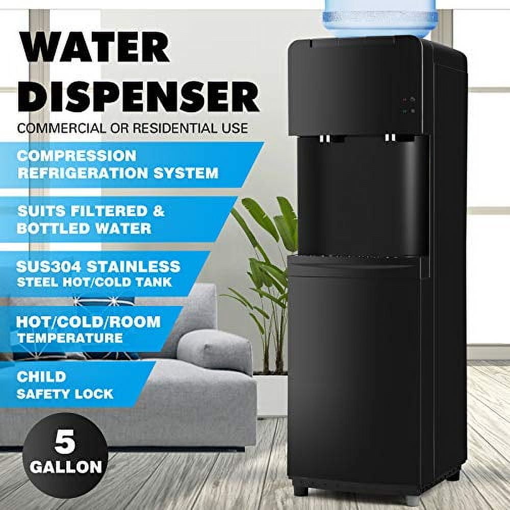 Water Coolers 5 Gallon Top Load,Hot/Cold Water Cooler Dispenser ...
