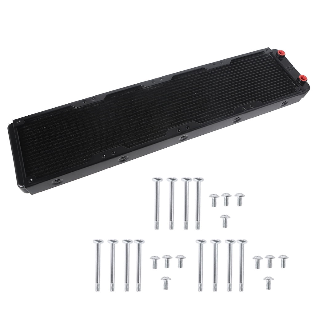Water Cooling Computer Radiator 18 Pipe Aluminum Heat Exchanger Liquid ...