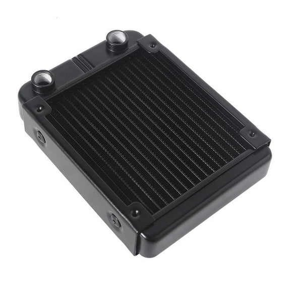 Water Cooling Computer Radiator 18 Pipe Aluminum Heat Exchanger Liquid ...