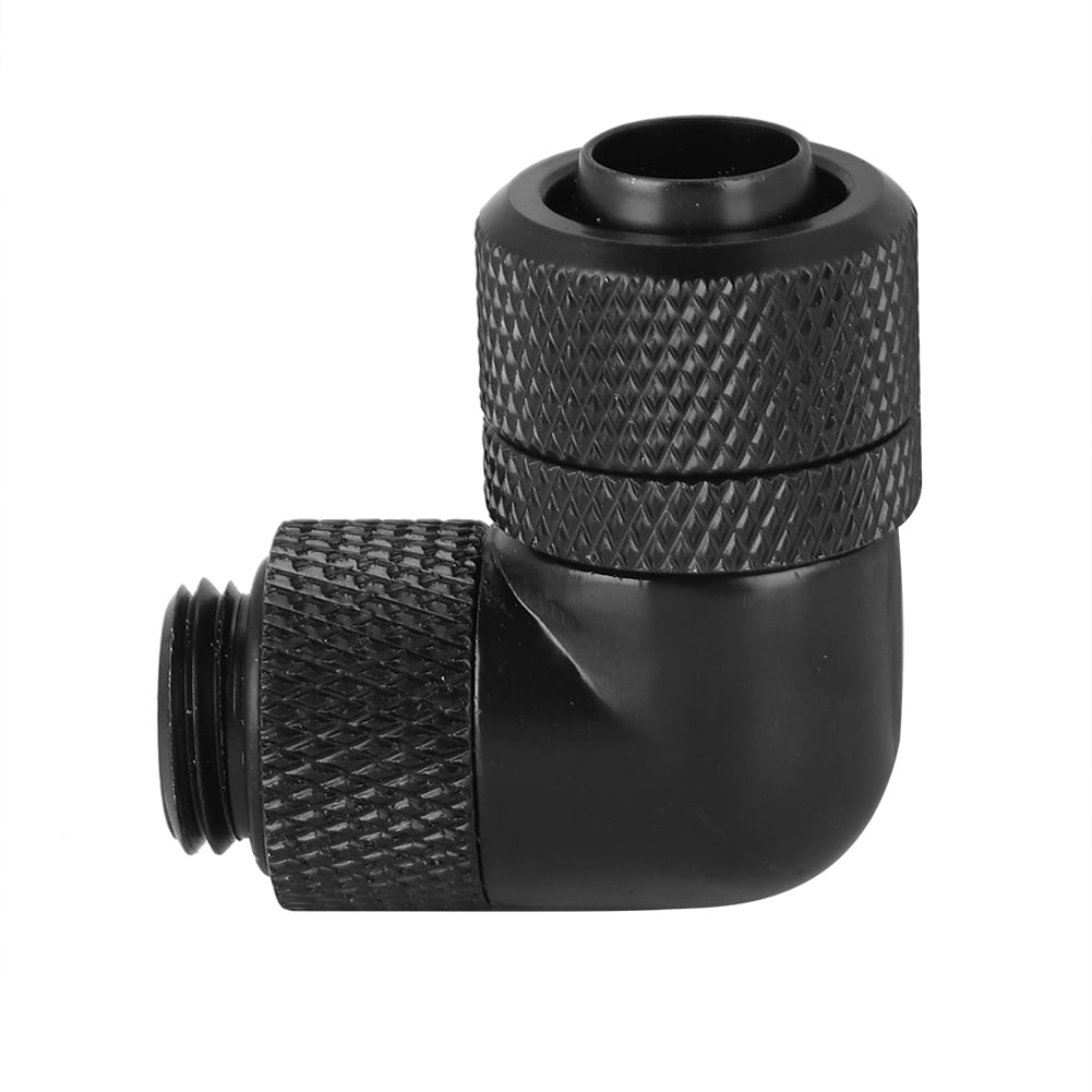 Water Cooling Fitting G1/4 90 Degree Elbow OD Hard Tube Quick Twist Connector for PC Water ...