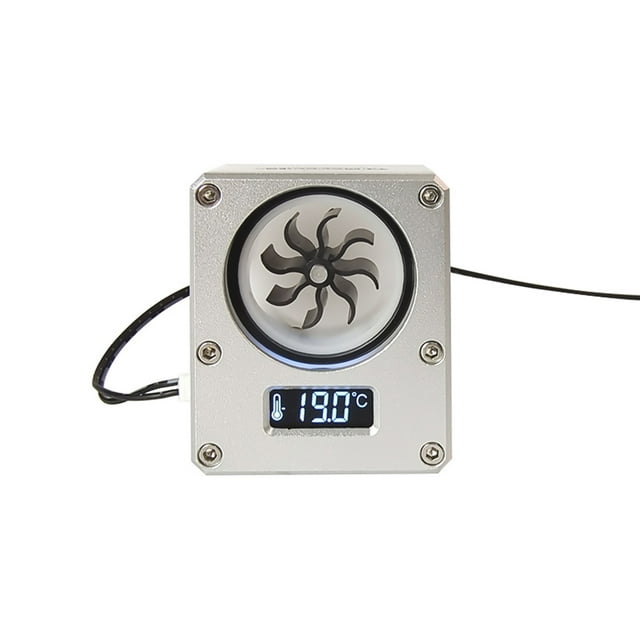 Water Cooling Flow Meter Indicator with Temperature Monitor Cooling VA ...