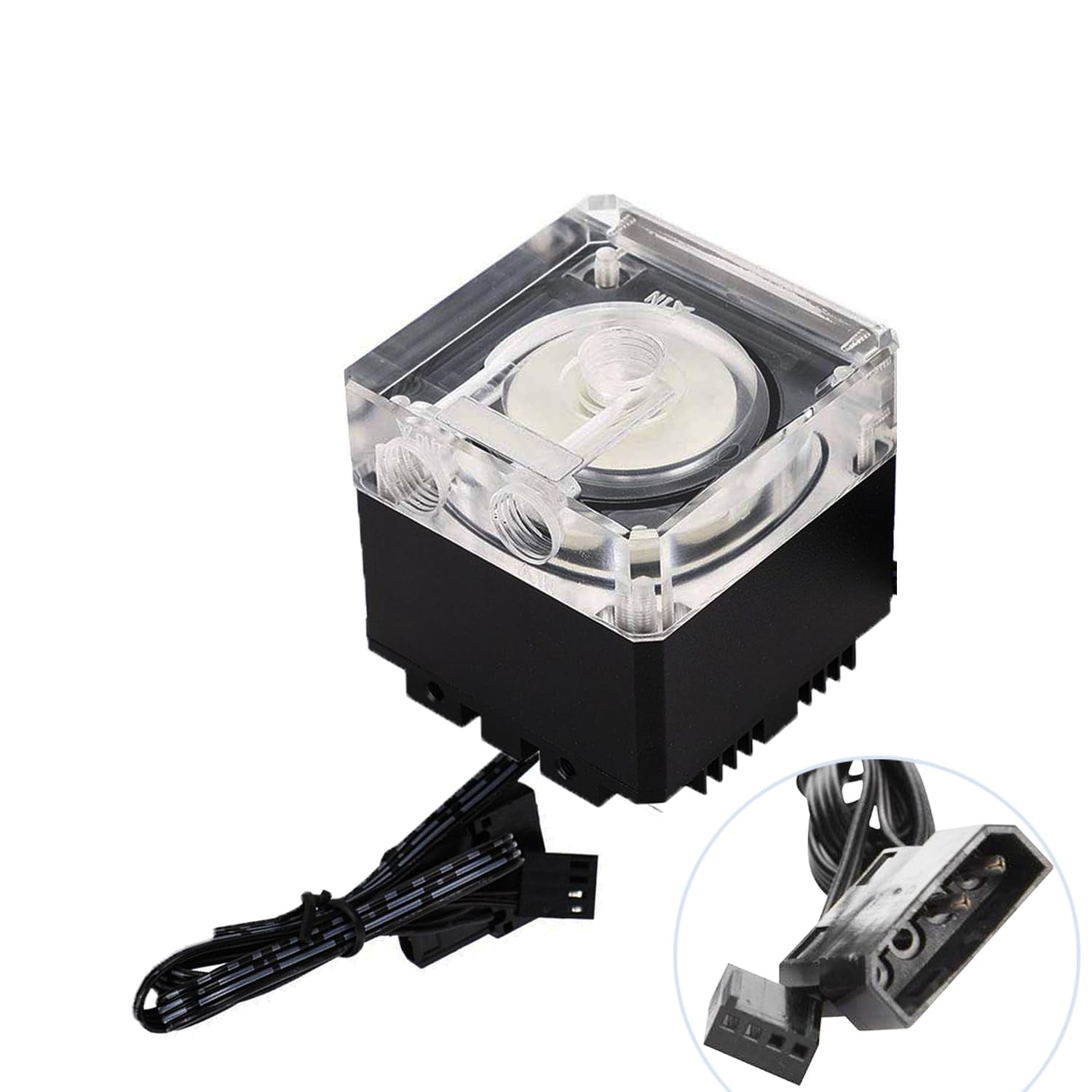 Water Cooling PWM Pump,PC RRF12 Water Cooling Integrated Mute DC 12V ...