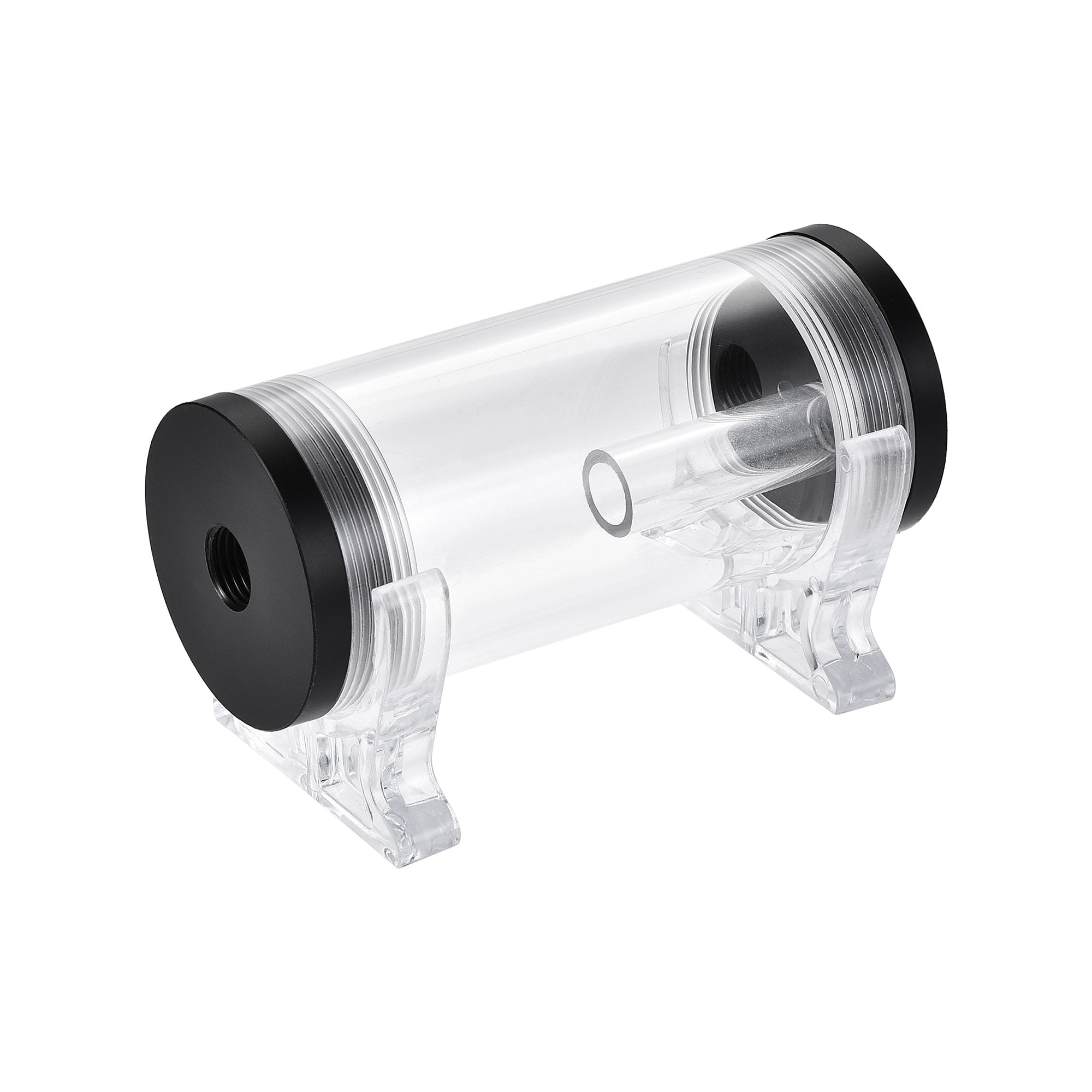 Water Cooling Tank 50mm x 110mm with Acrylic and POM 1 In 2 Out for PC ...
