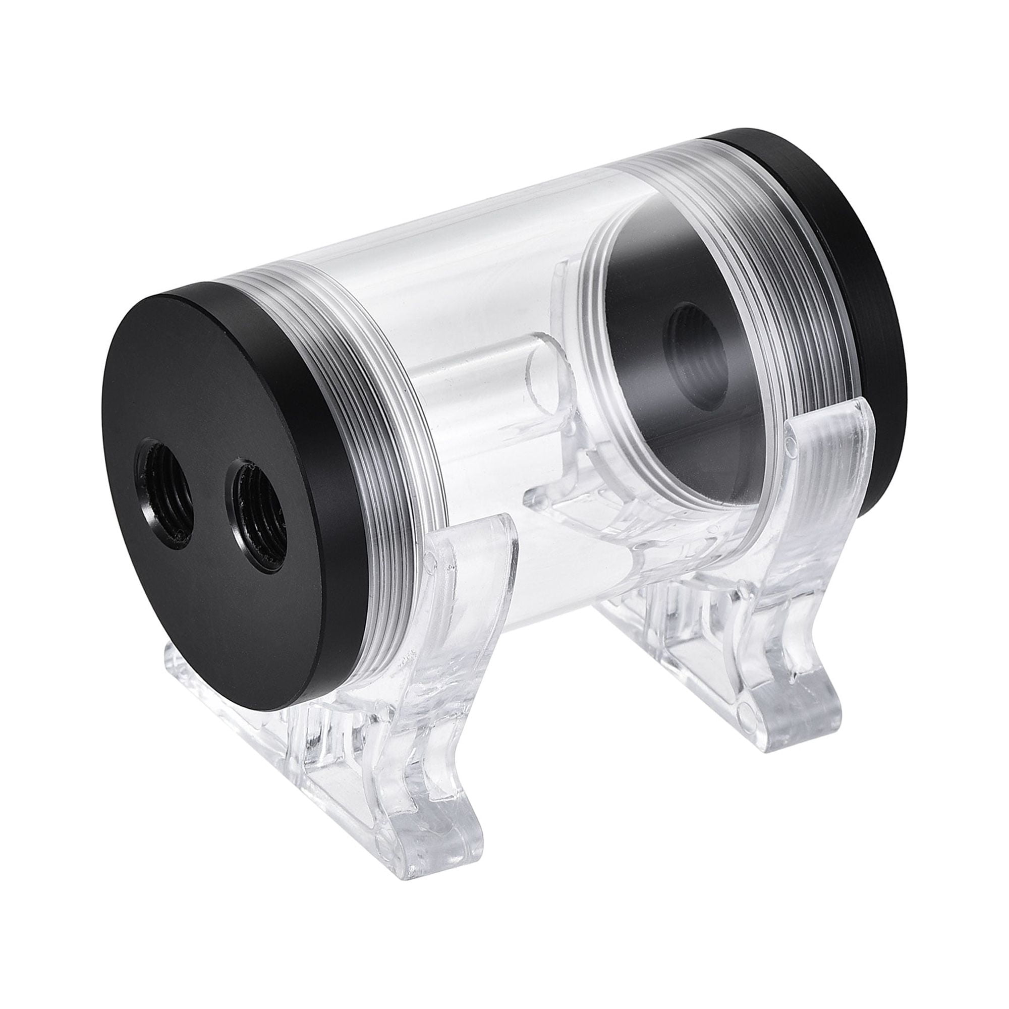 Water Cooling Tank 50mm x 80mm with Acrylic and POM 1 In 2 Out for PC ...