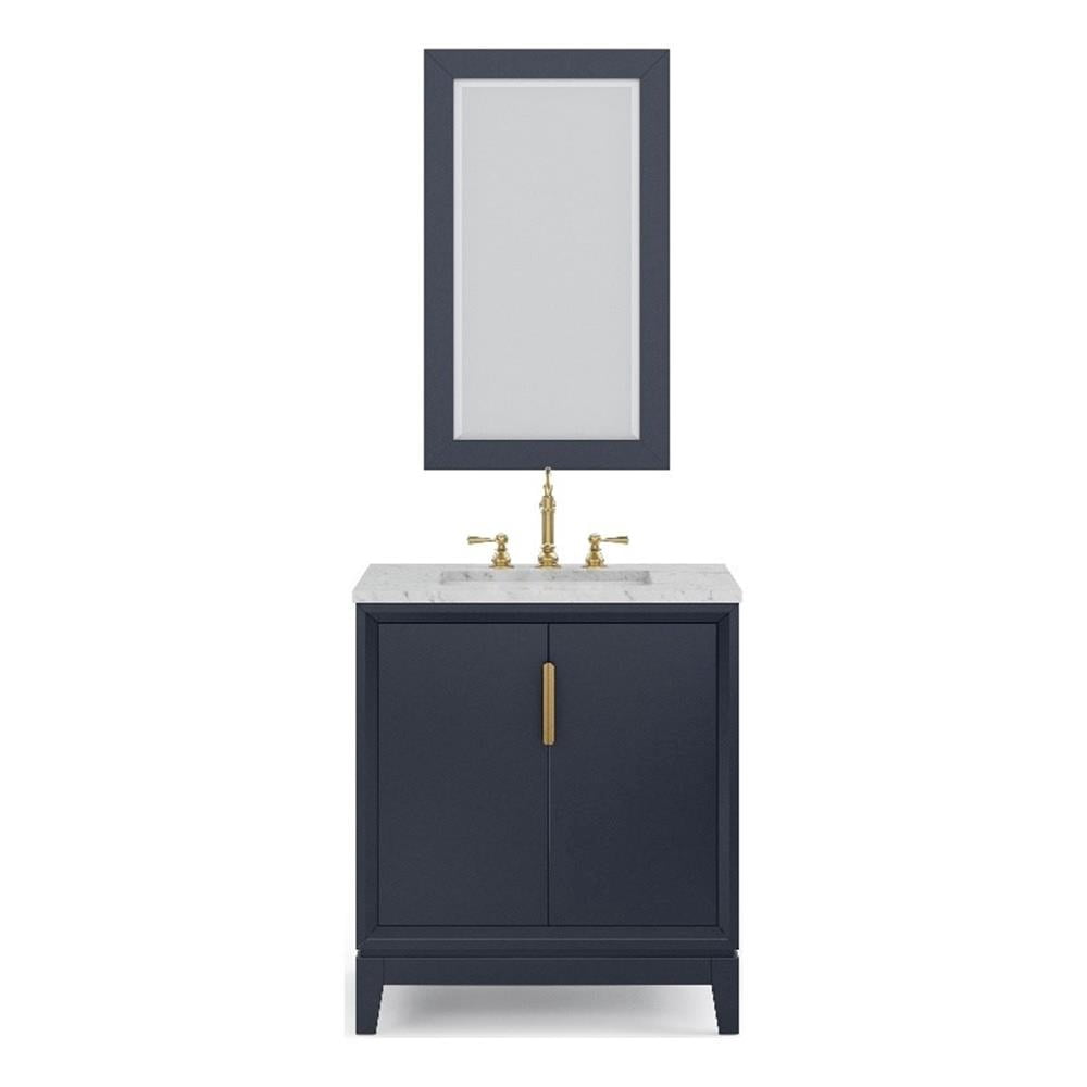 Water Creation Elizabeth 30" Wood Single Bathroom Vanity in Monarch ...