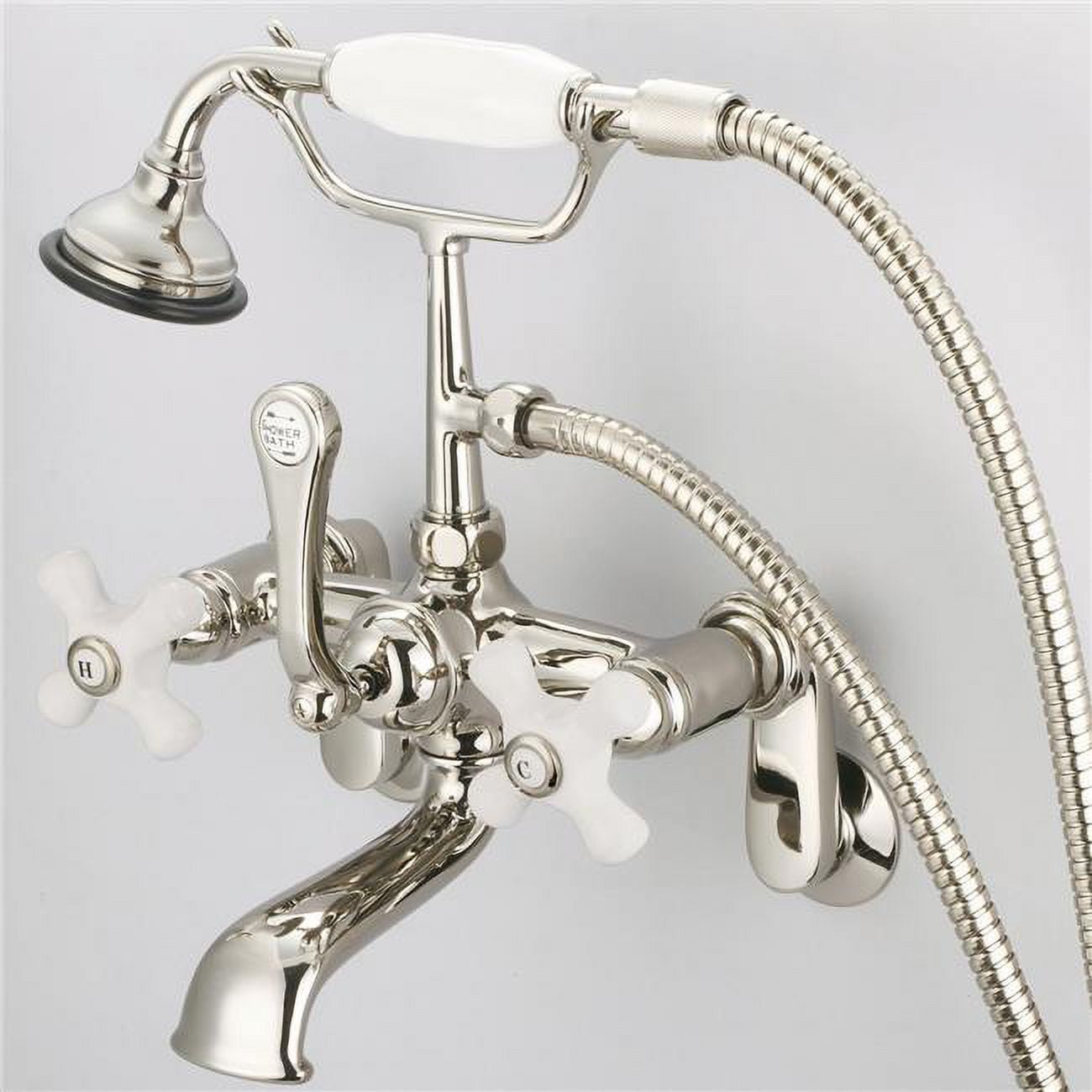 Water Creation F6-0009-05-PX Adjustable Center Wall Mount Tub Faucet ...