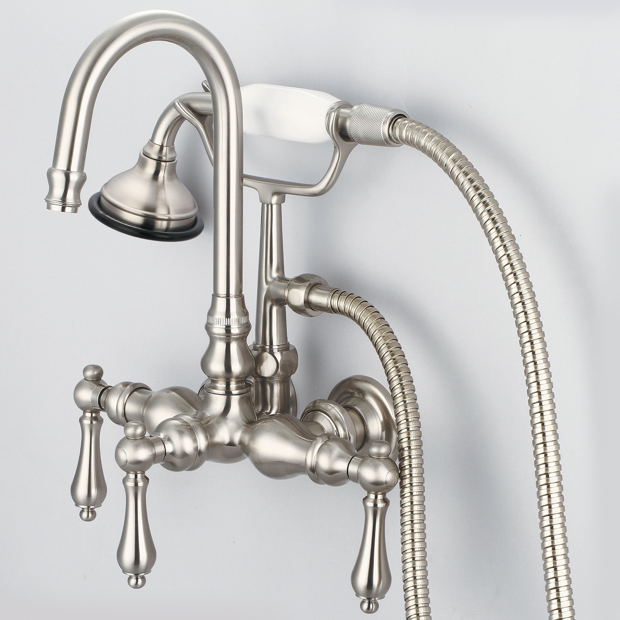 Water Creation F6-0012-02-AL Lever Handle Bath Tub Faucet with ...