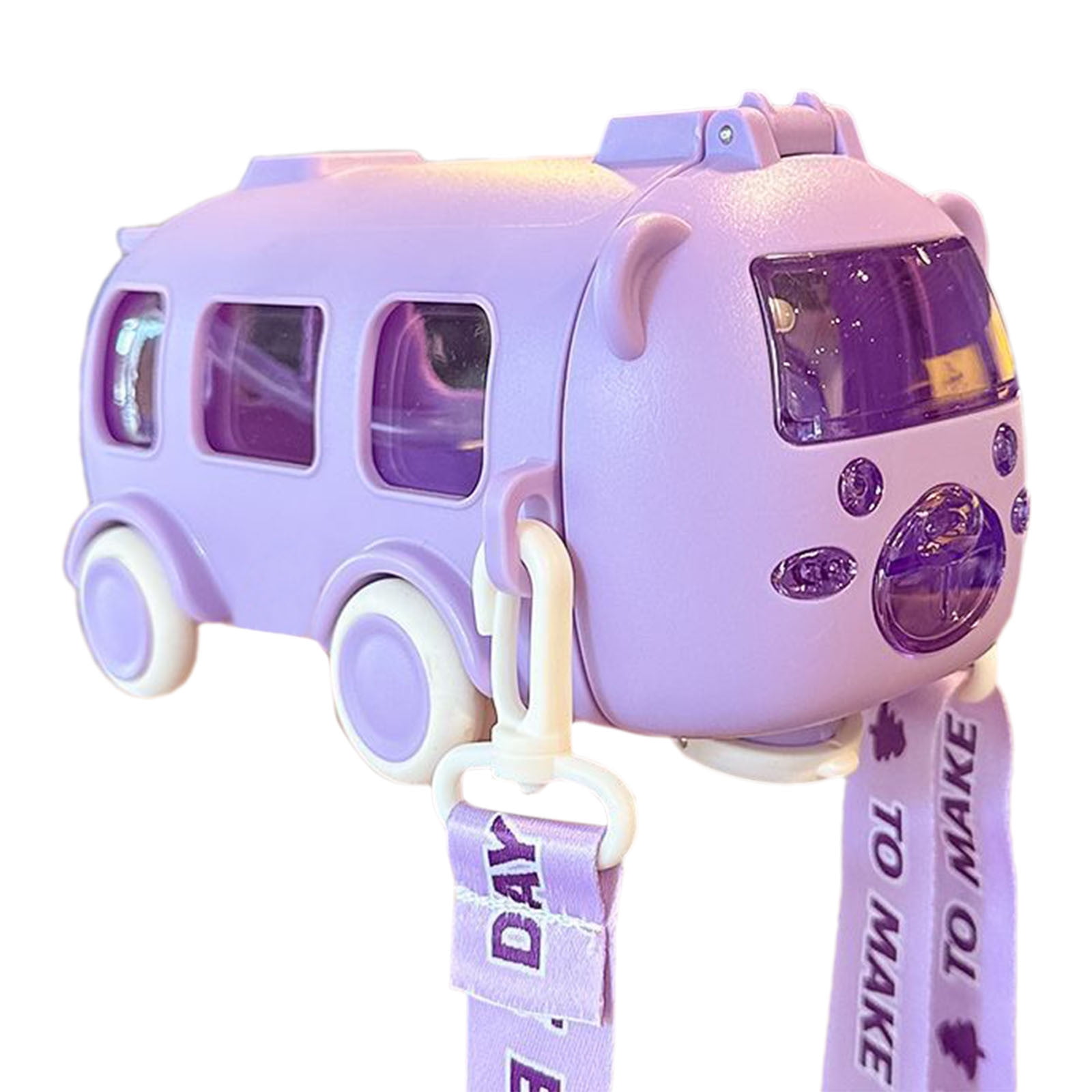 Water Cup in Bus Shape Leakproof Toy Bus Water Bottle 500ml Bus Shape ...