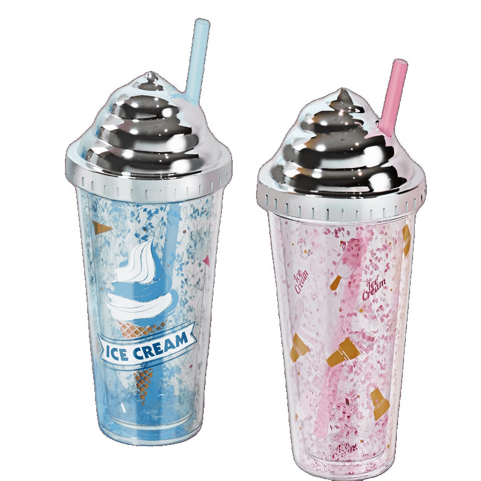 Water Cup Summer Cup Ins Style Creative Straw Cup Plastic Cup Cyclone ...