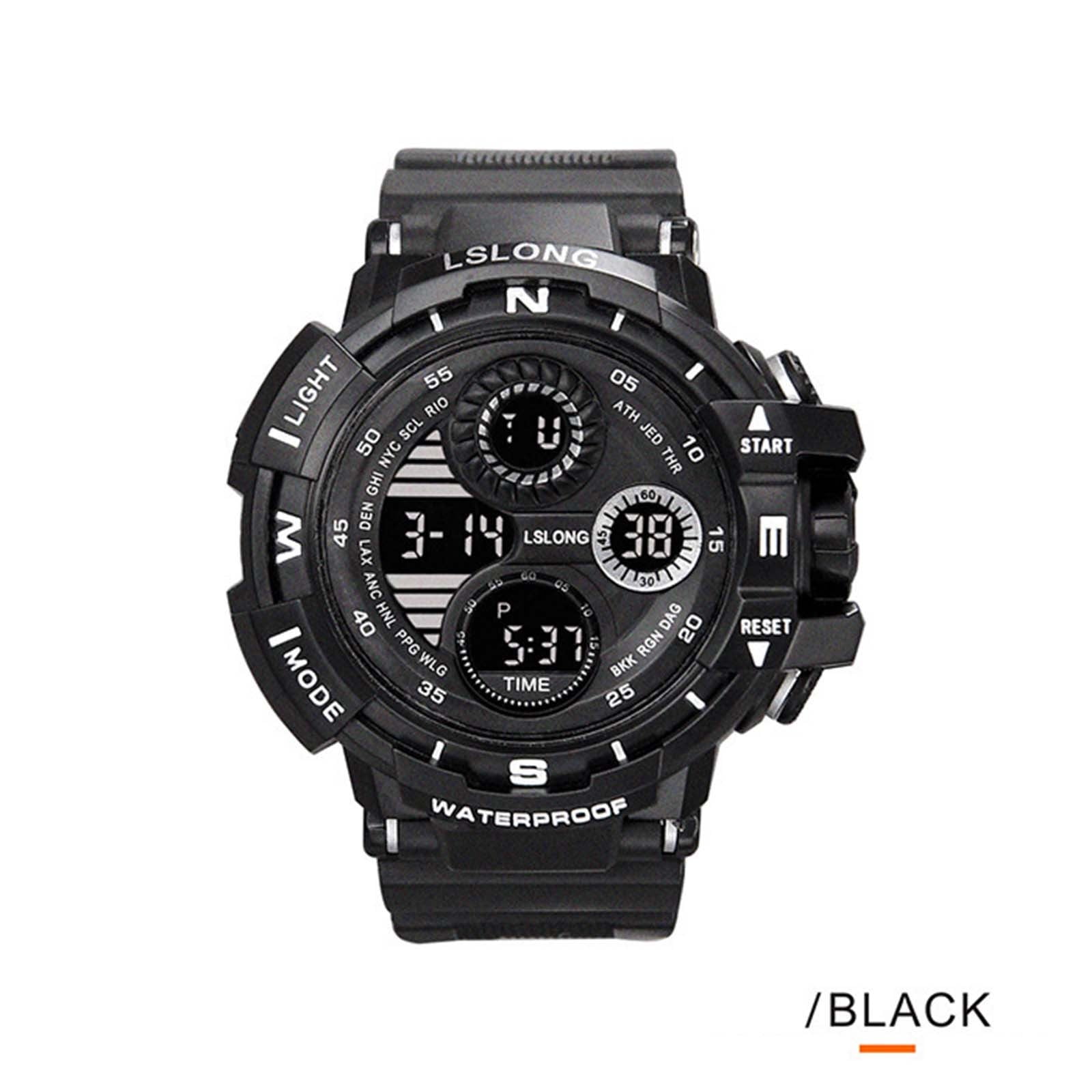 Water Digital Sports Diving Watch With Alarm And Stopwatch Functions ...