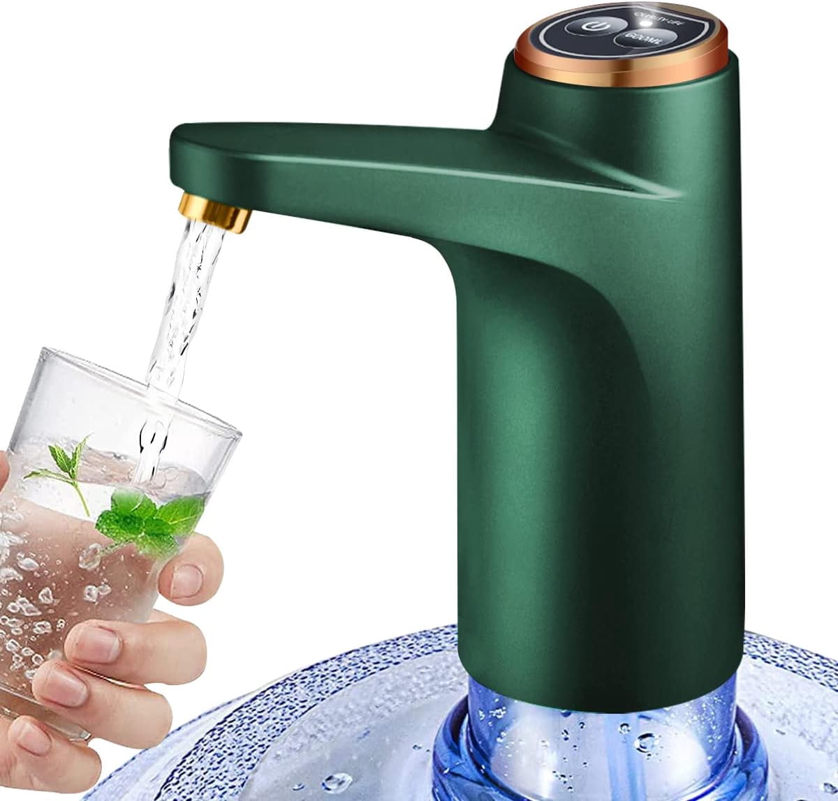 Water Dispenser for 5 Gallon Bottle, 600ml Quantitative Water Pump,2 ...