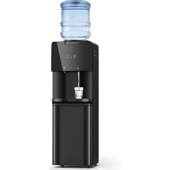 Water Dispenser with Hot & Cold Water, Top Loading Water Cooler for 3 ...