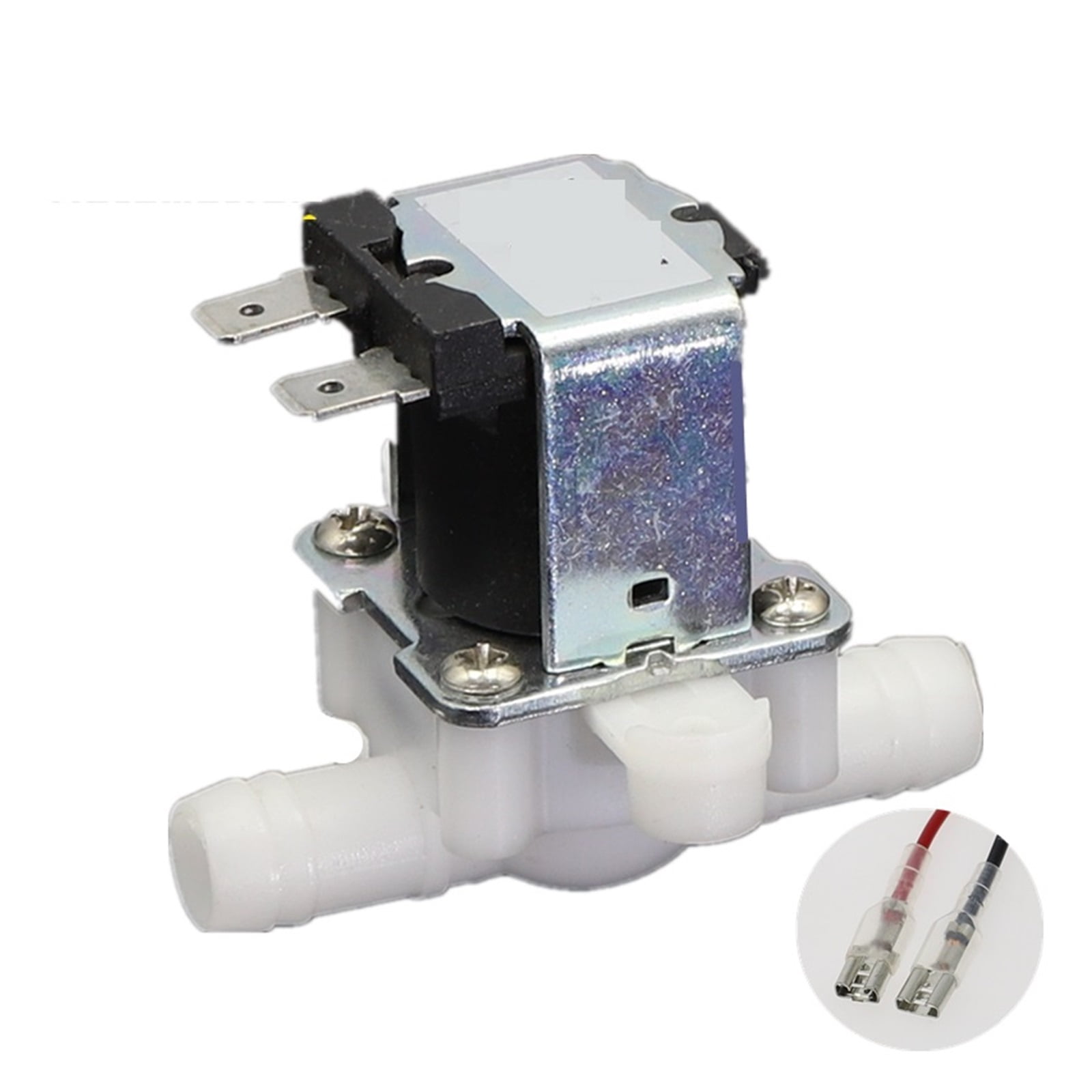 Water Dispenser Plastic Solenoid Valve 12mm Pipe Quick Connect DC12V DC24V Normally Open ...