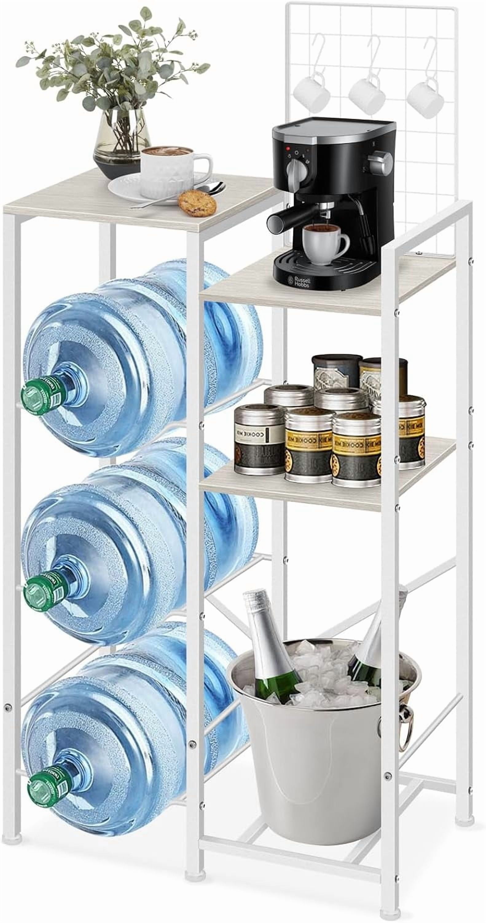 Water Dispenser Stand 5 Gallon Water Jug Holder with Bar Table Water ...