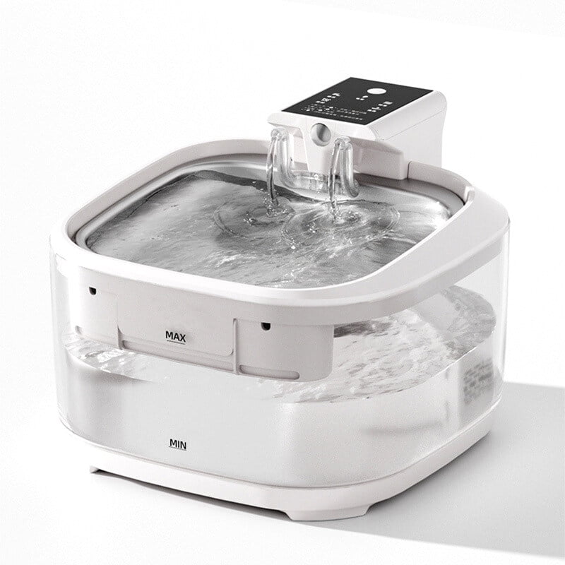 Water Dispenser Wireless Automatic Sensor Cat and Dog Waterer 4.5L ...