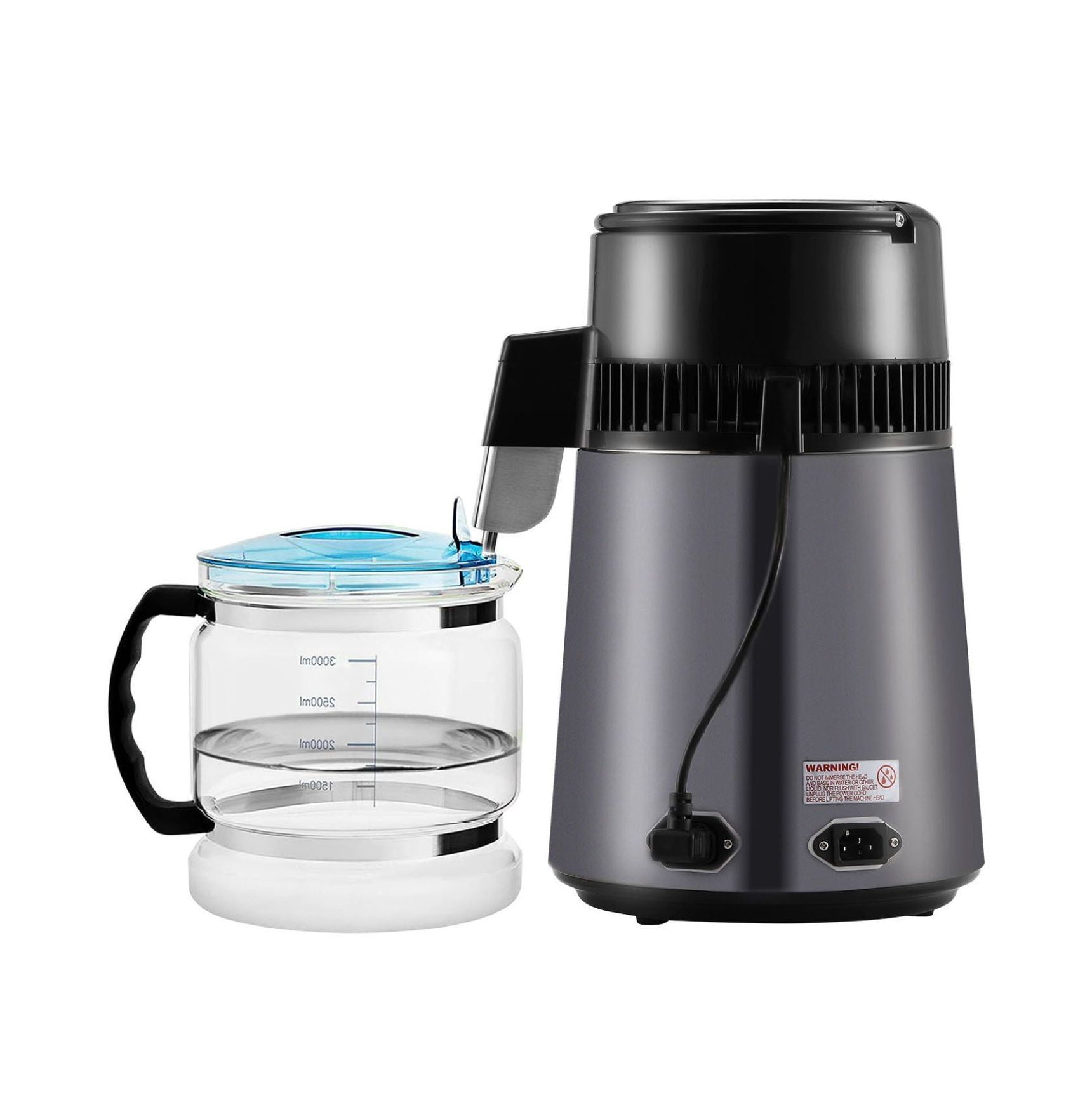 4L 1.05 Gallon Water Distiller, 750W Countertop Distilled Water Maker ...