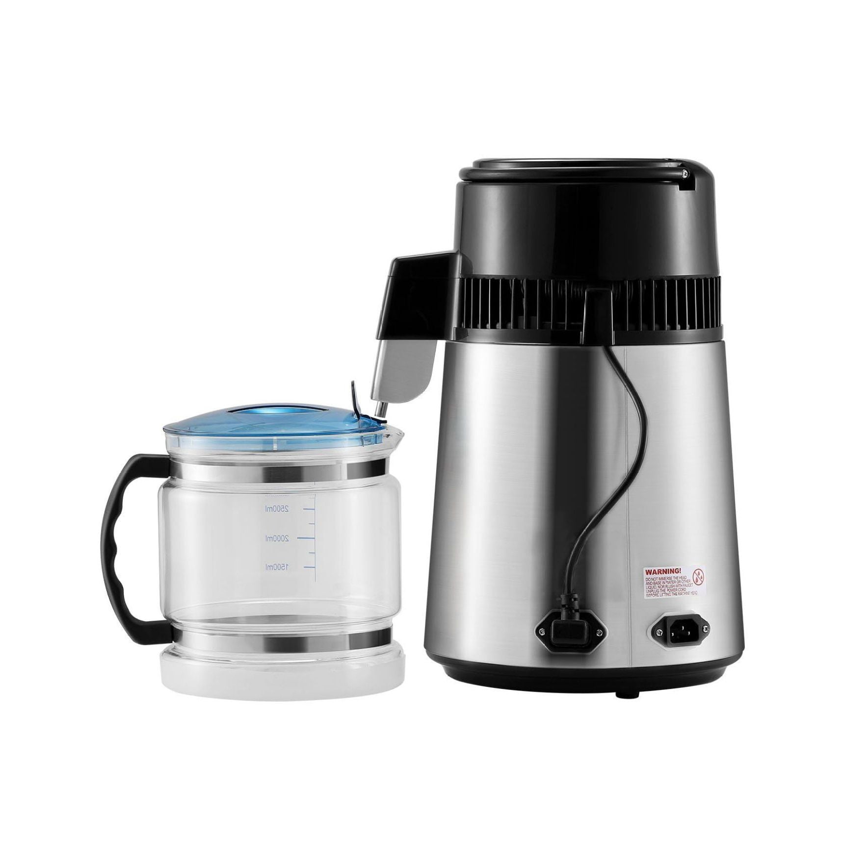 Water Distiller 4L, 750W Stainless Steel Water Purifier for Home ...