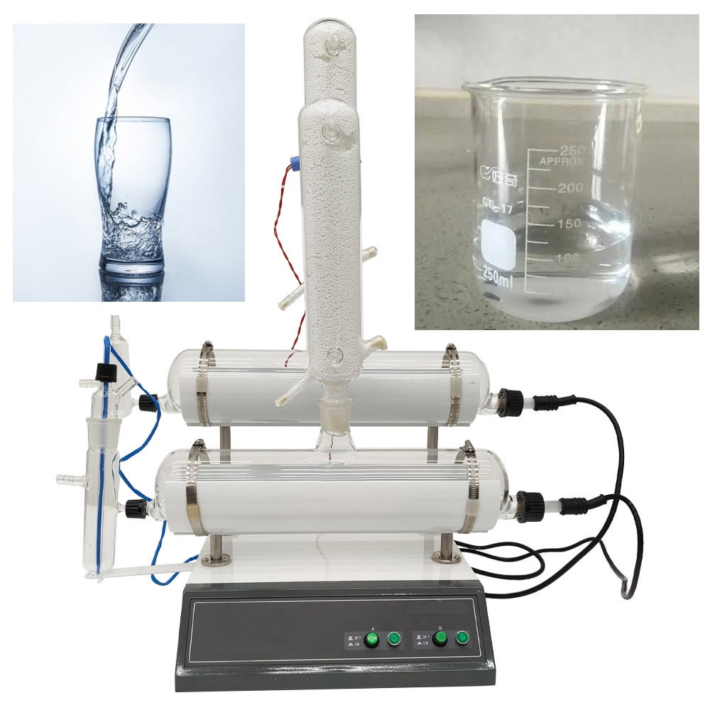 Water Distiller Pure Water Double Distillation Automatic Laboratory ...