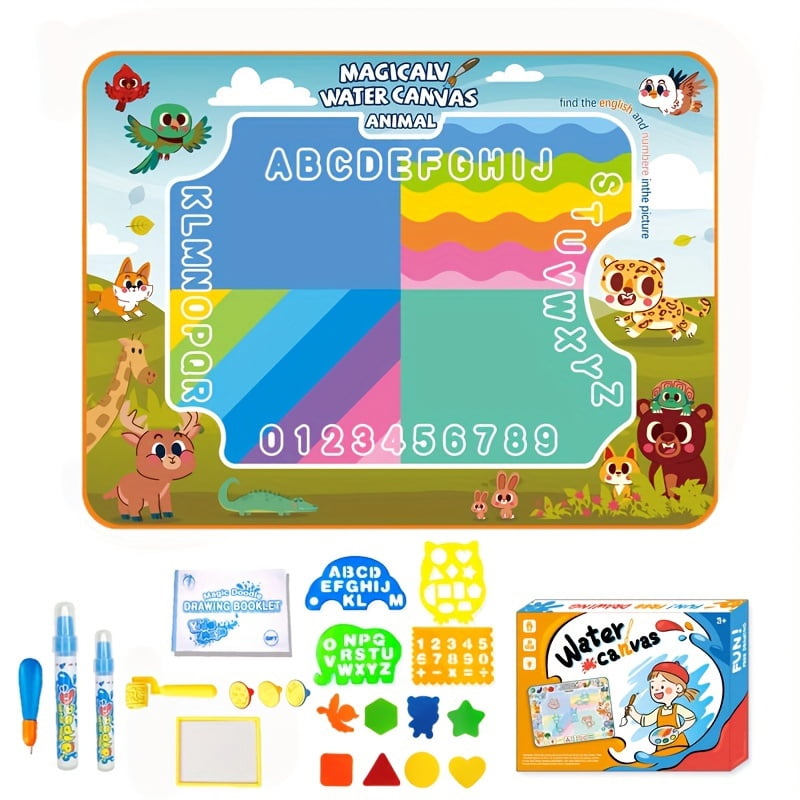 Water Doodle Mat, Aqua Painting Drawing Mat,Toy Mat Early Education toy ...
