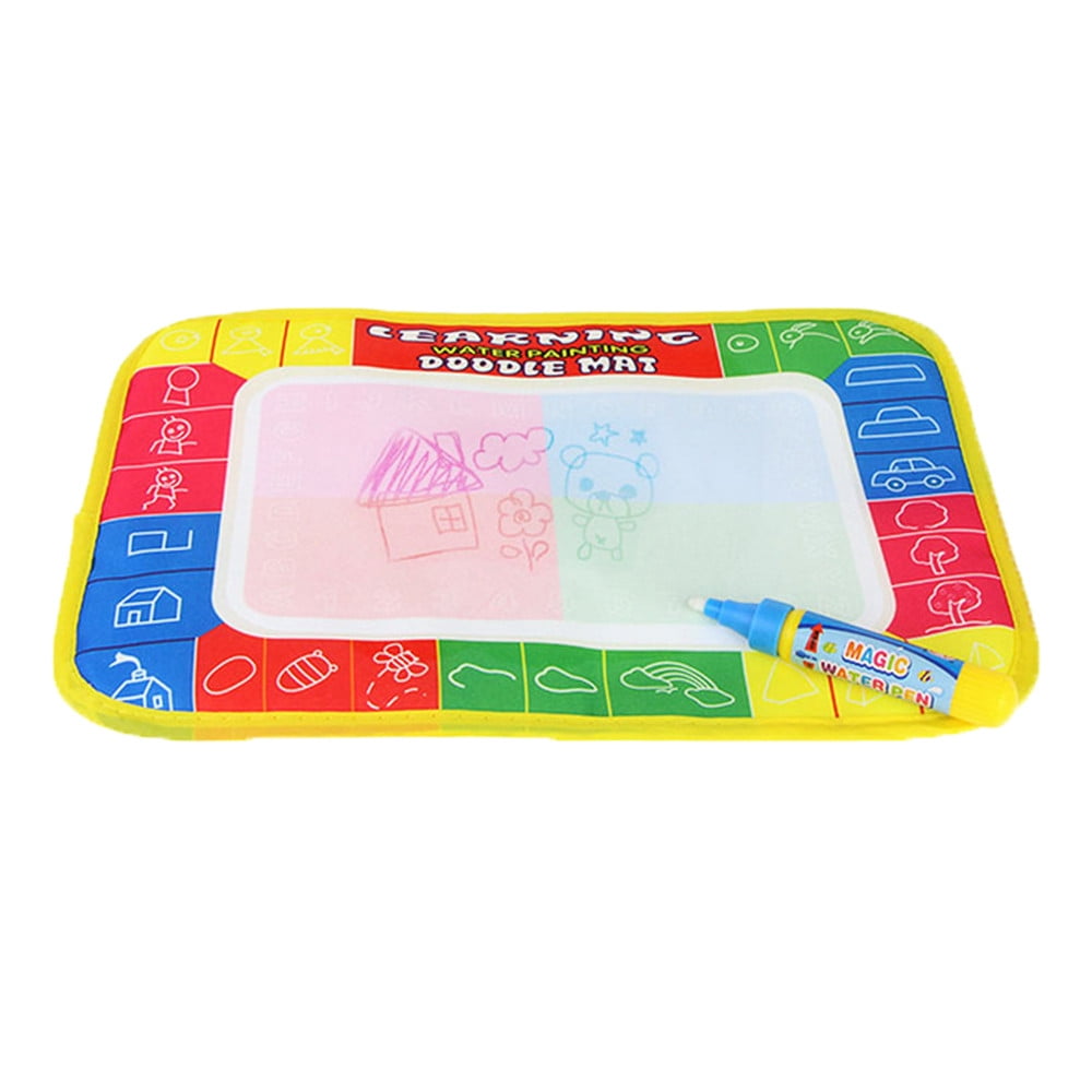 Water Doodle Mat,Reusable Painting Writing Doodle Board Toy,Mess Free ...