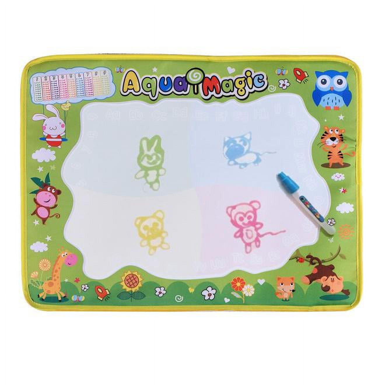 Water Doodle Mat,Reusable Painting Writing Doodle Board Toy,Mess Free ...
