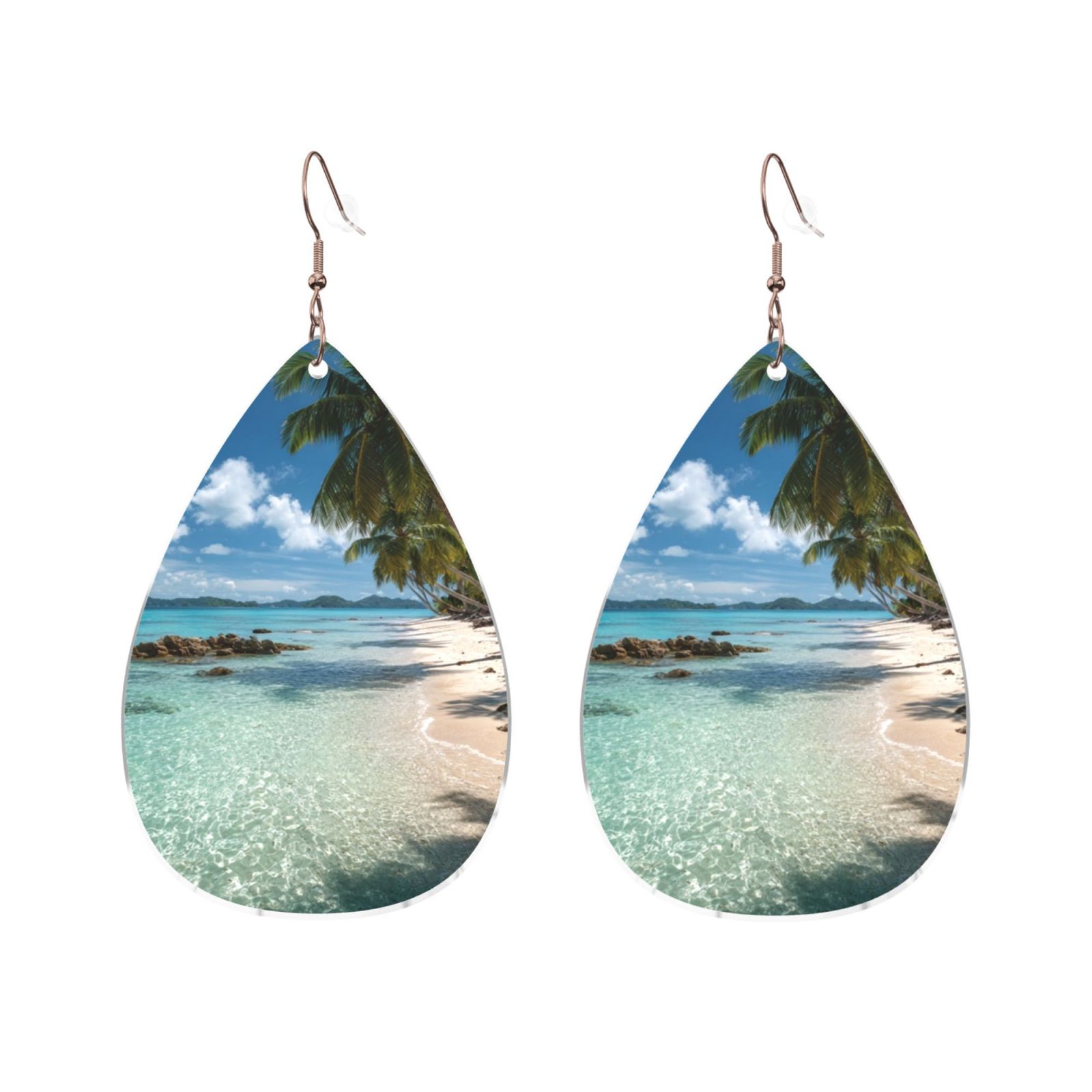 Water Drop Acrylic Earrings for Women – Hypoallergenic, Lightweight ...