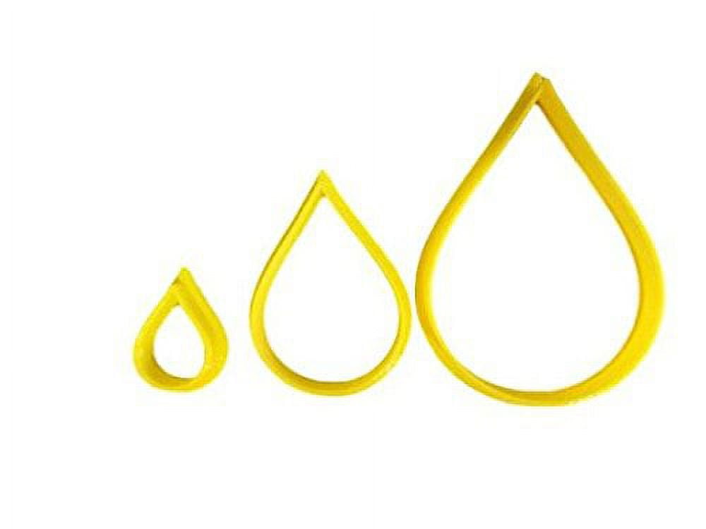 Water Drop Cookie Cutter (4 Inch)- Fast Shipping - Sharp Edges ...