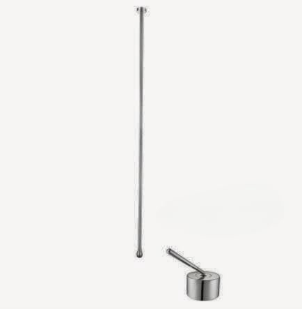 Water Drop Hang Ceiling Faucet Bathroom Basin Bathtub Tap Solid Brass ...