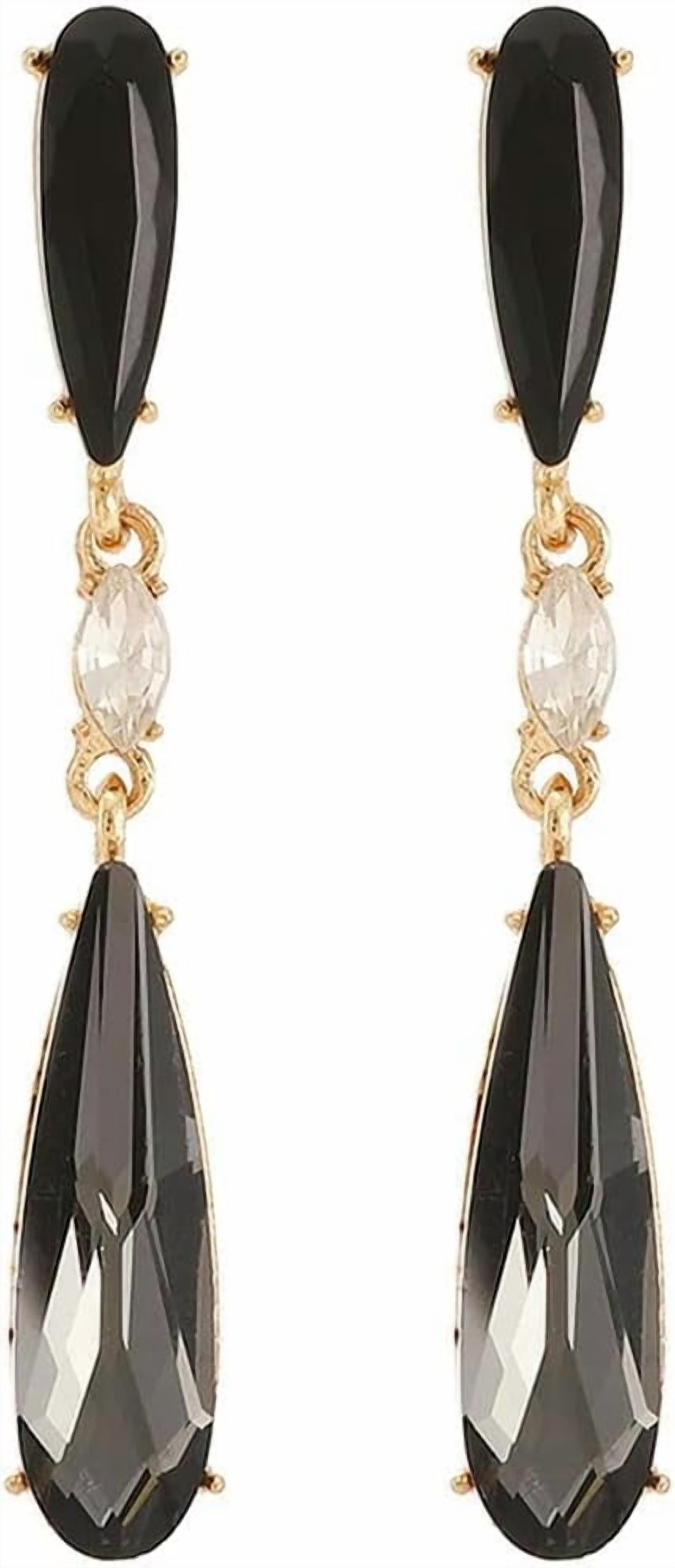 Water Drop Teardrop Dangle Earrings For Women Simplicity Design Ear ...