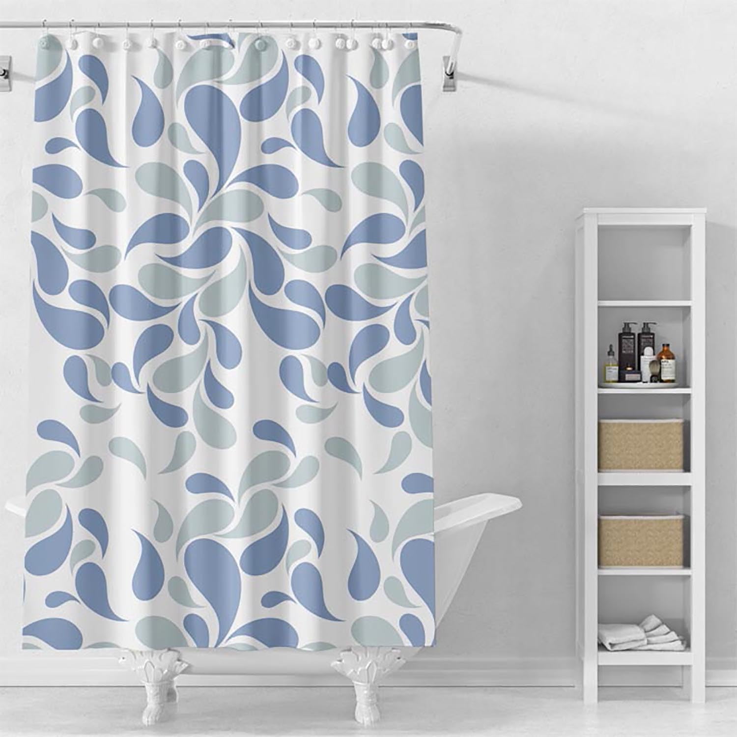 Water Droplets Shower Curtain Liner, 4G PEVA Shower Liner, Plastic Peva ...