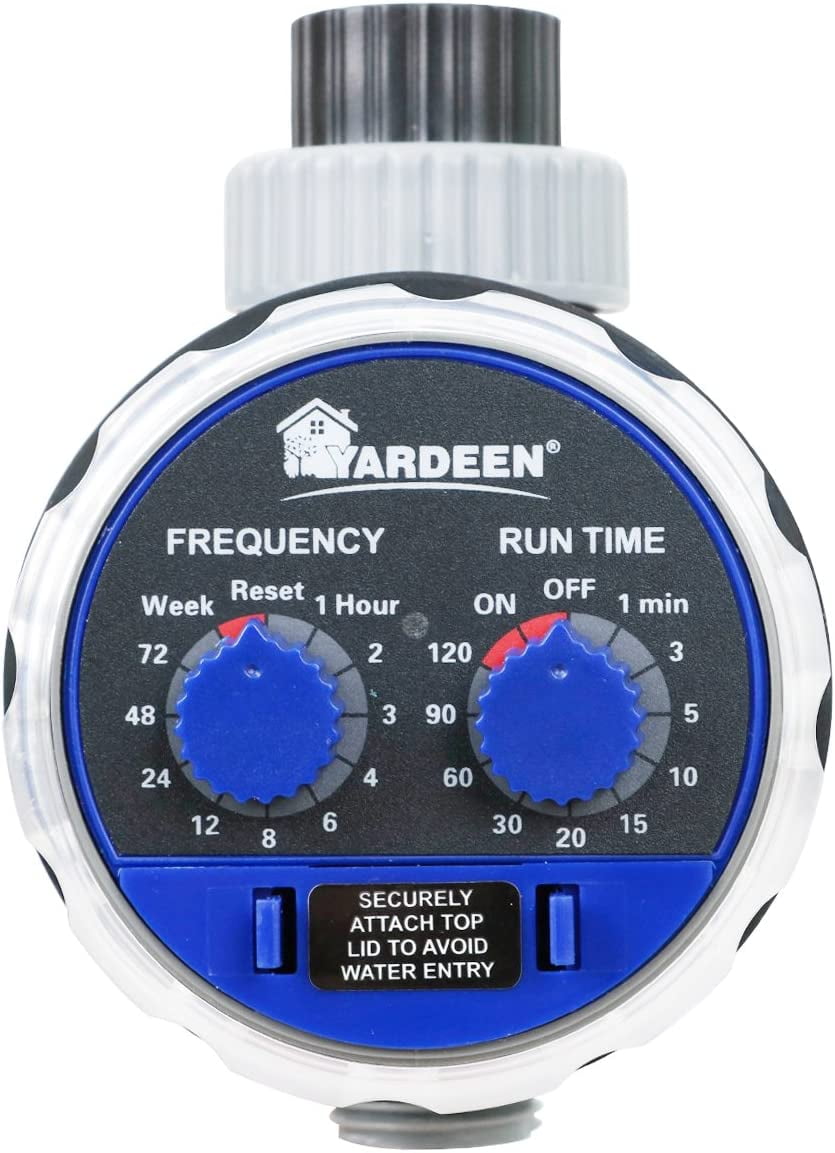Water Electronic Hose Sprinkler Garden Irrigation Controller Two Dial ...