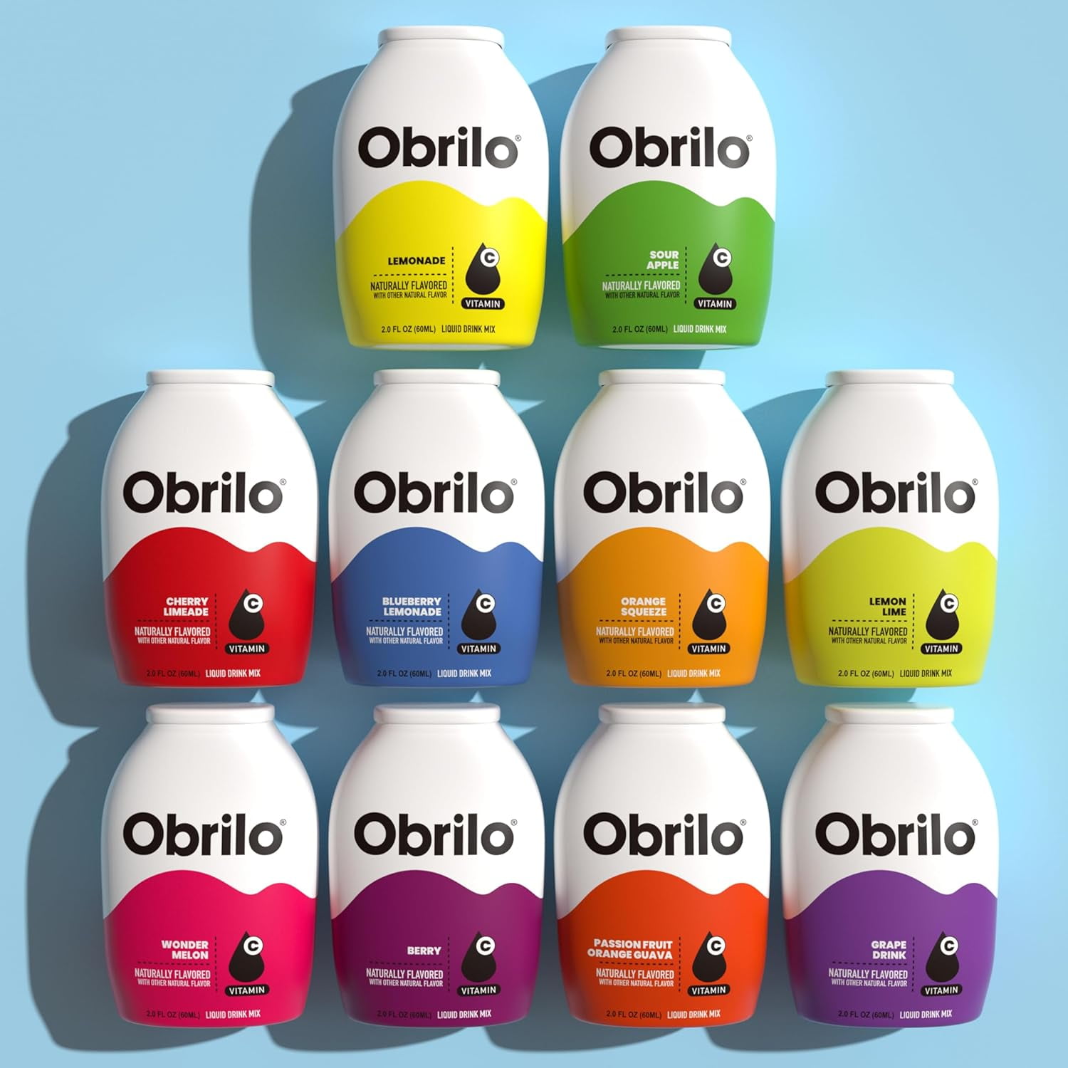 Water Enhancer Liquid Flavoring Drops - NO Sugar/Calorie, Dye Free ...