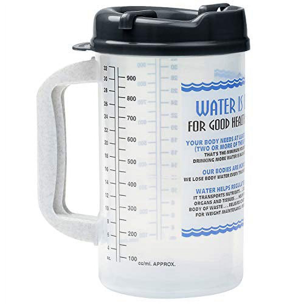 Water Essentials Tracking Hospital Mug for Daily Intake Measuring with ...