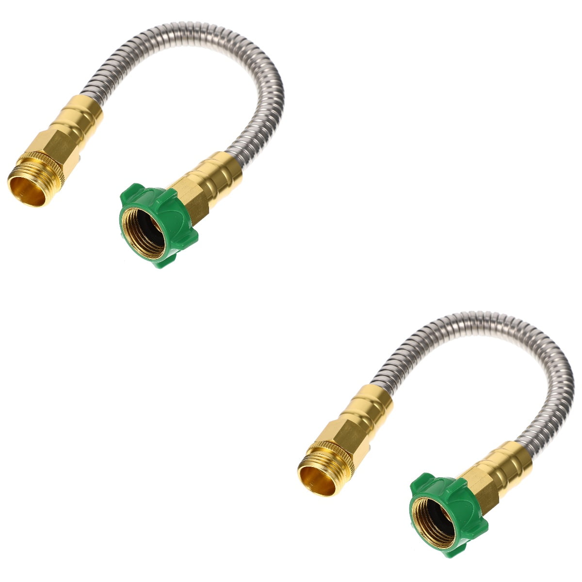 Water Extender Steel Hose Short Stainless Garden 1ft Metal Extension 2 ...